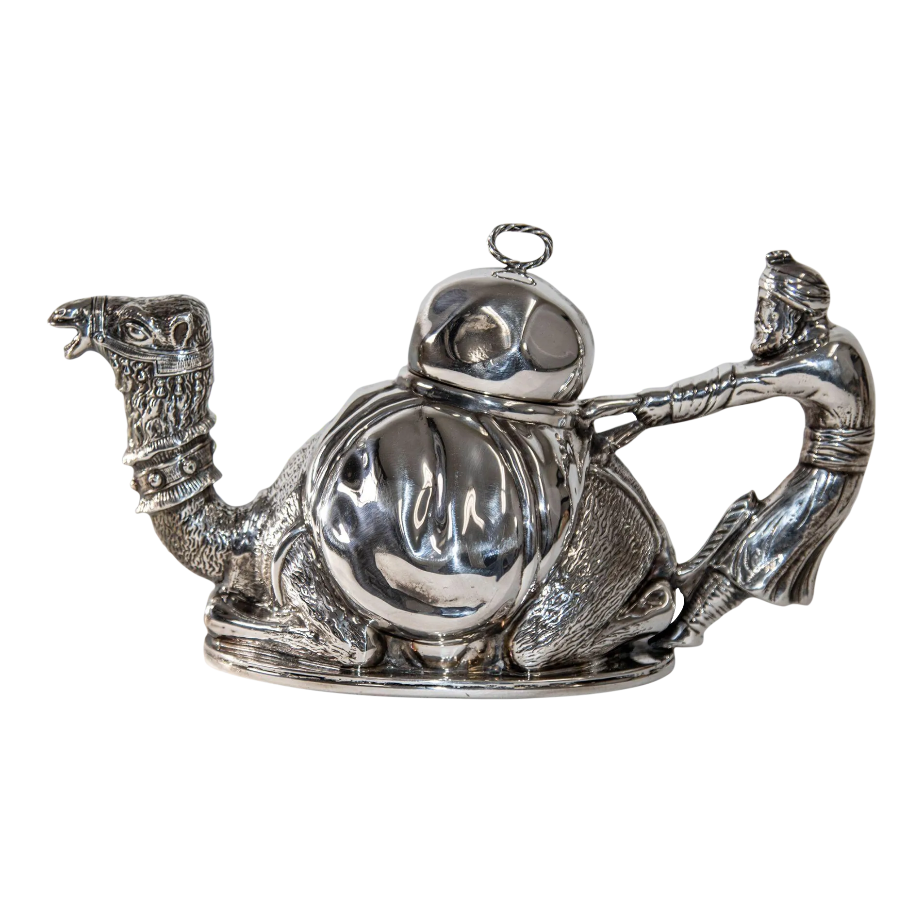 Camel Form "Karawan" Silver-Plated Teapot by Mariage Freres Paris ...