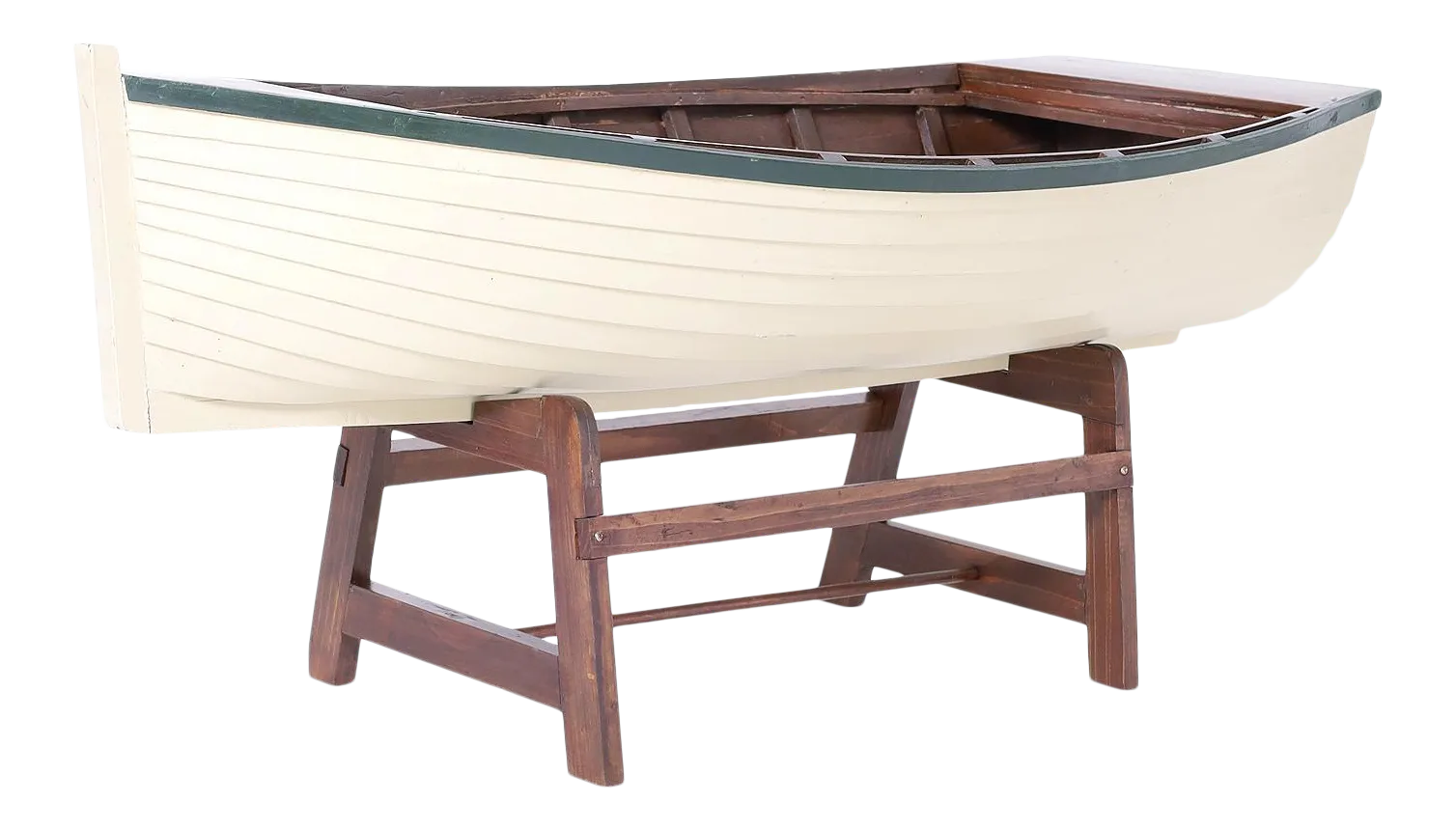 Large Row Boat or Dinghy Model | Chairish