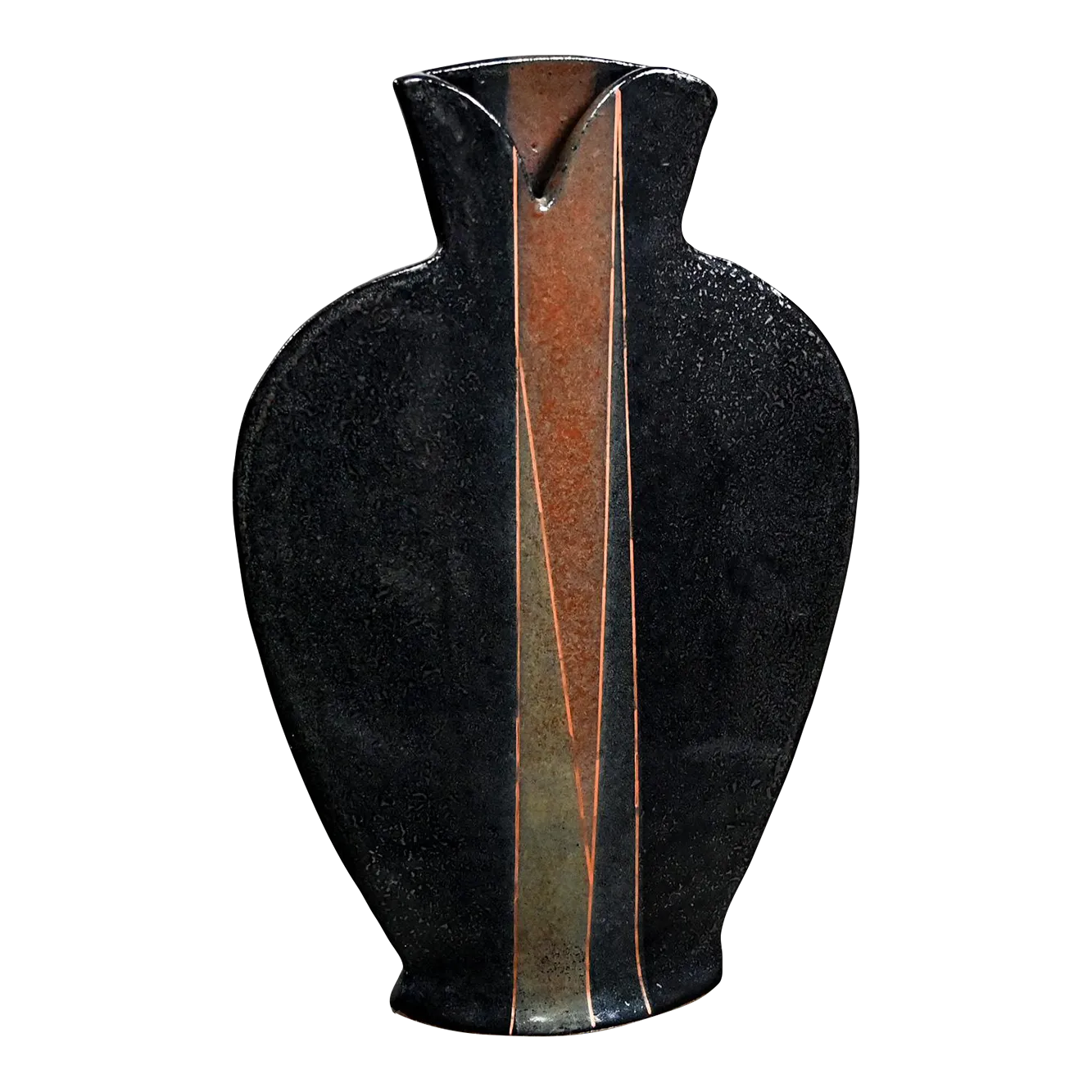 Late 20th Century Modern to Postmodern Glazed Stoneware Pottery ...