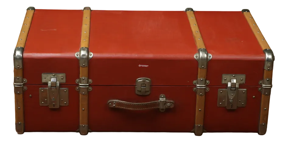 Curved Cabin Trunk from Manufrance | Chairish