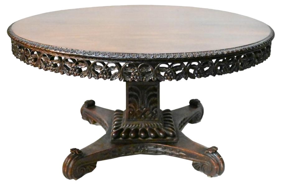 Antique Colonial Dining Table, 1840s | Chairish