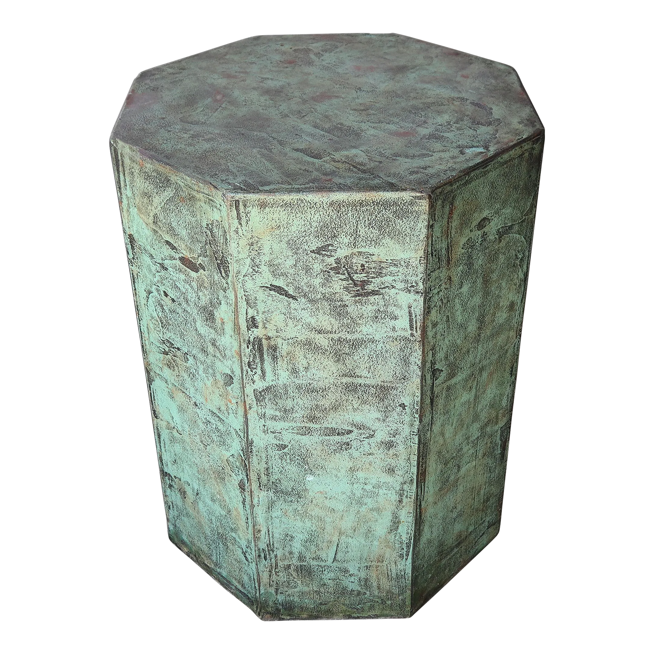 Post Modern Octagon Plaster Dining Table Pedestal | Chairish