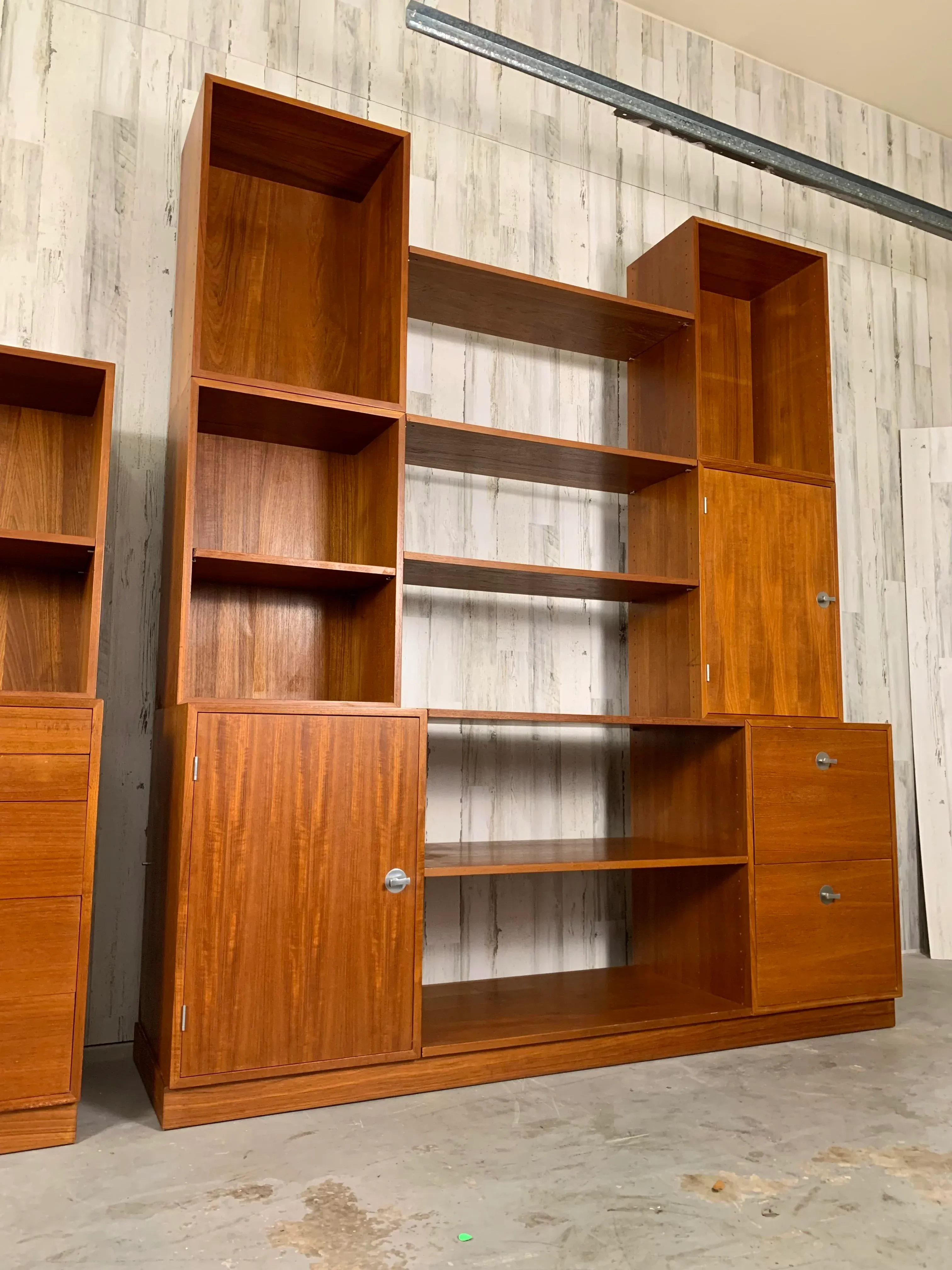 Modular Teak Wall Units by Finn Juhl for France Son