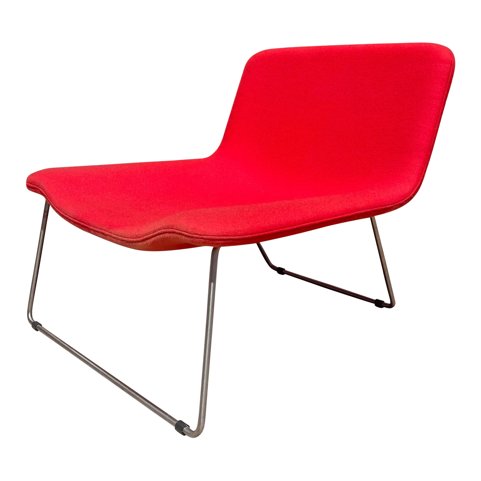 1990s Postmodern Italian Capellini Spring Lounge Chair | Chairish