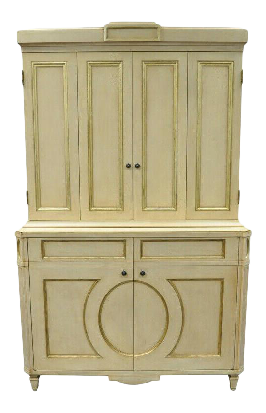 Directoire Neoclassical Style Cabinet by Decca B | Chairish