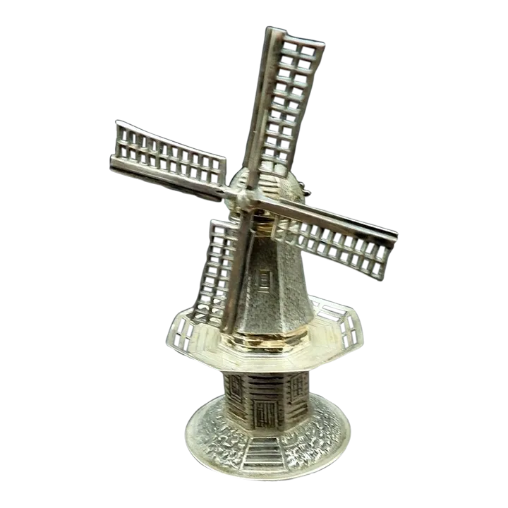 Vintage 1950s Decorative Netherlands Holland Dutch 835 Silver Revolving ...