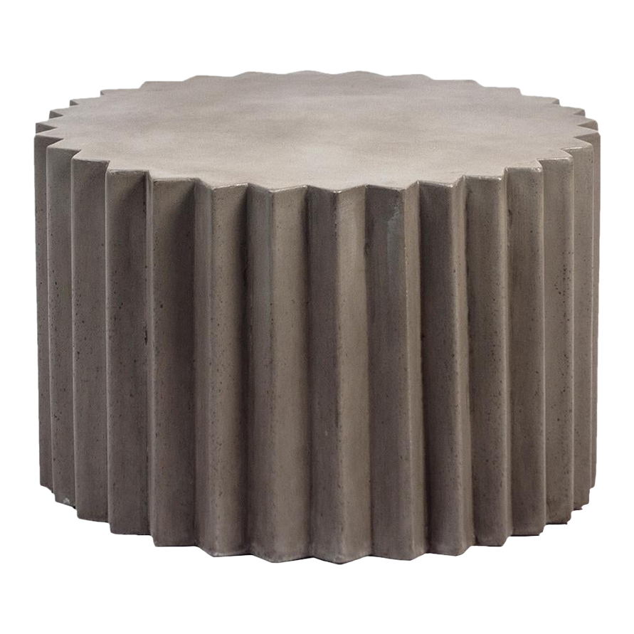 Outdoor Sunburst Concrete Table | Chairish