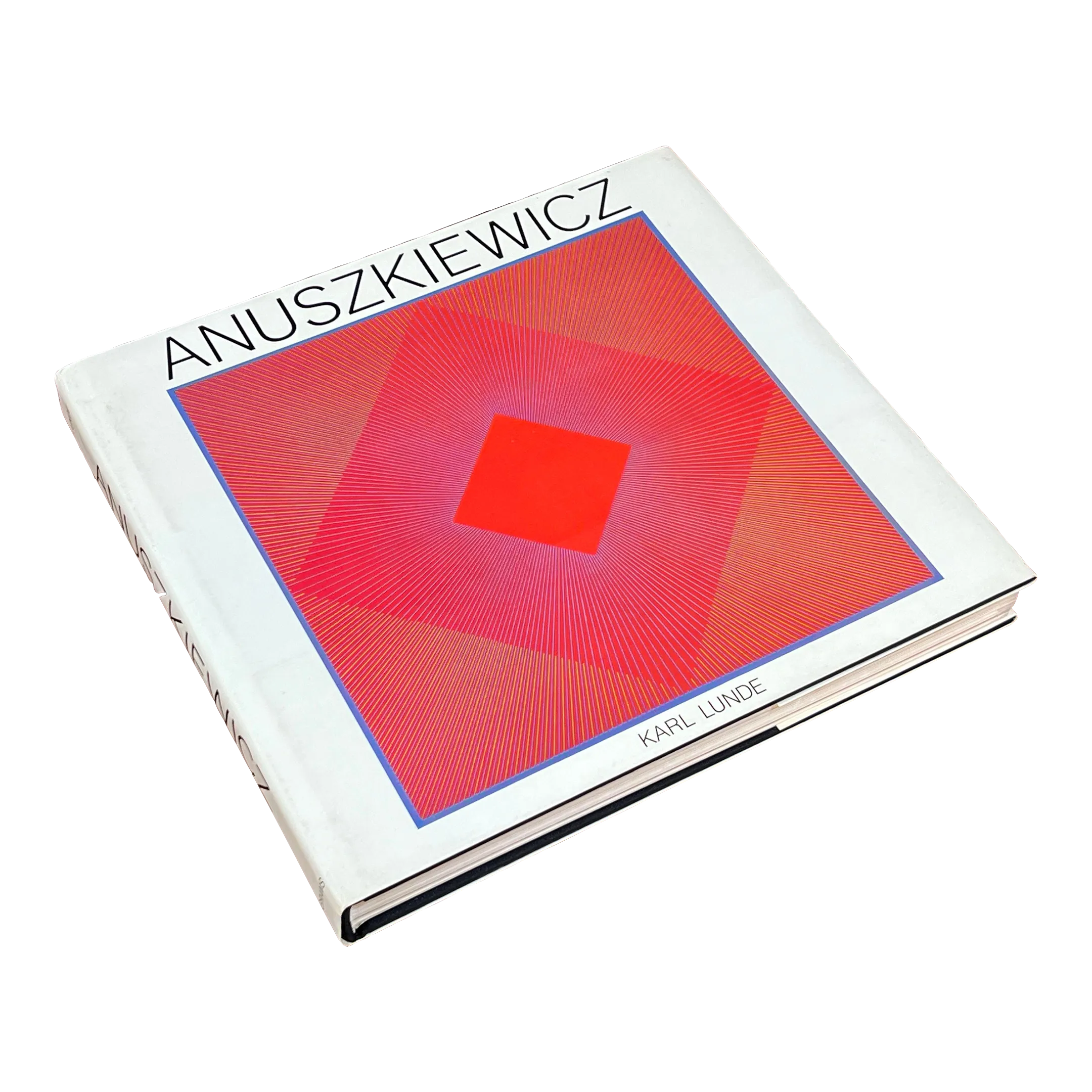 Vintage C.1977 Richard Anuszkiewicz by Karl Lund Coffee Table Art Book ...