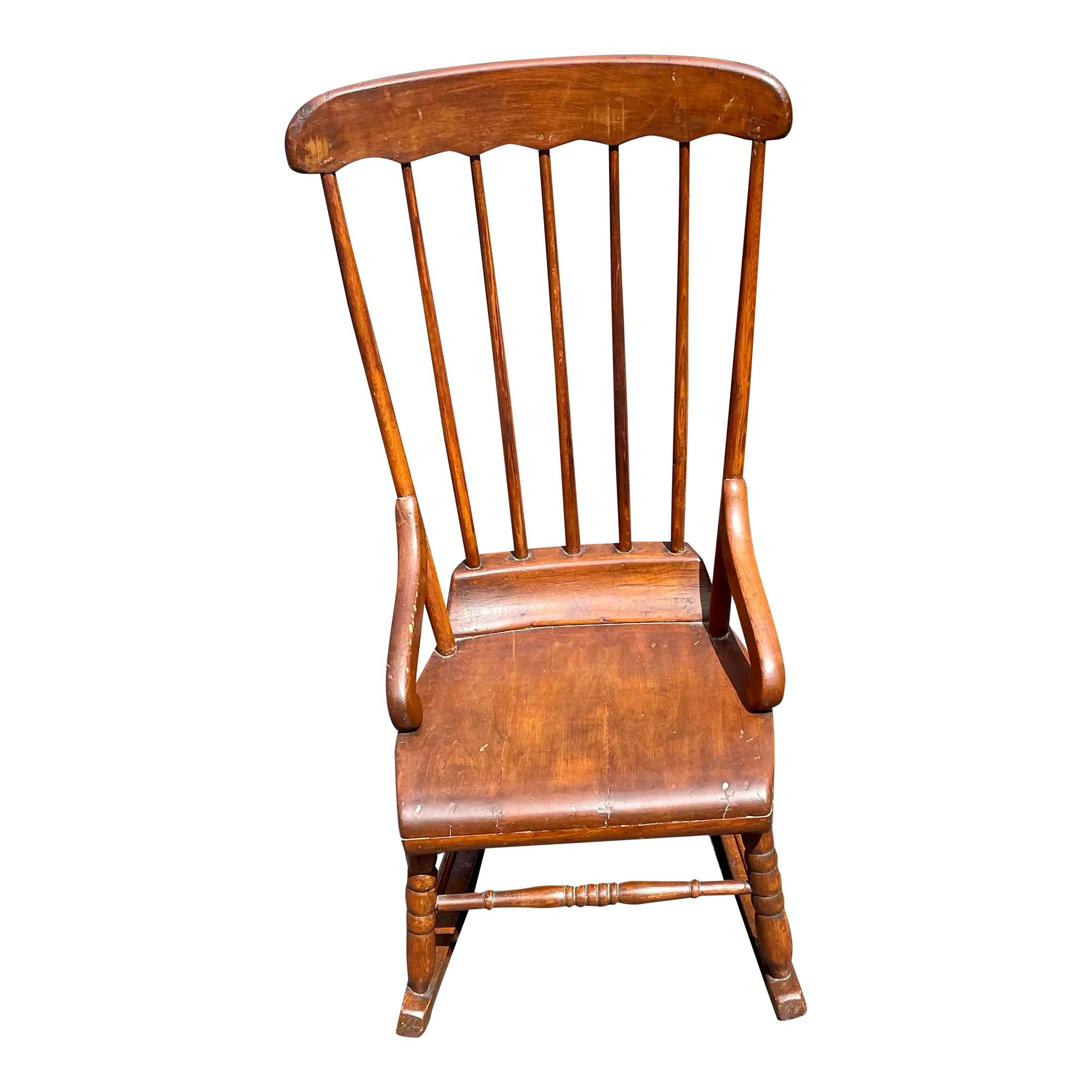 Petite Early 20th Century Antique Pennsylvania Nursing/Sewing Rocker ...