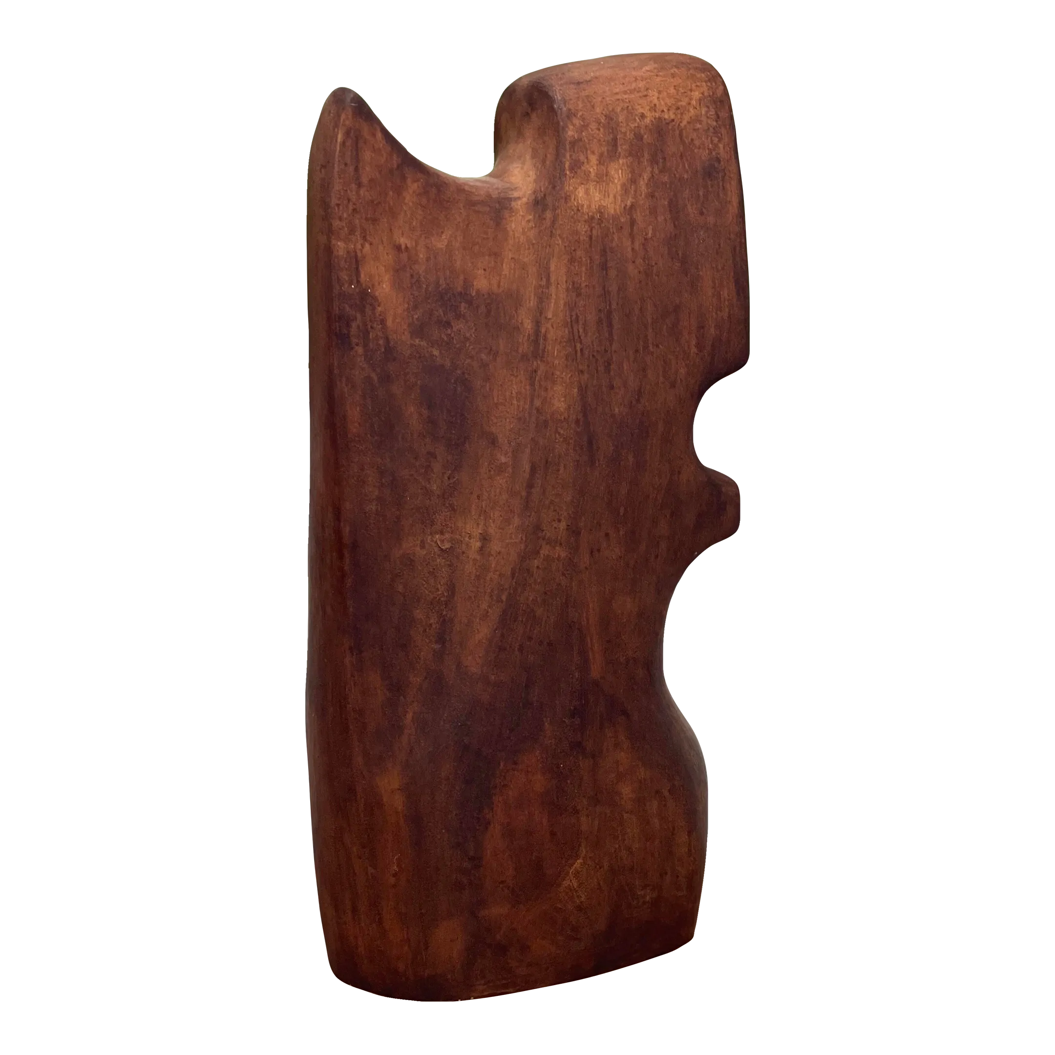 Circa 1970s Biomorphic Clay Signed Sculpture by Washington Artist Ruth ...