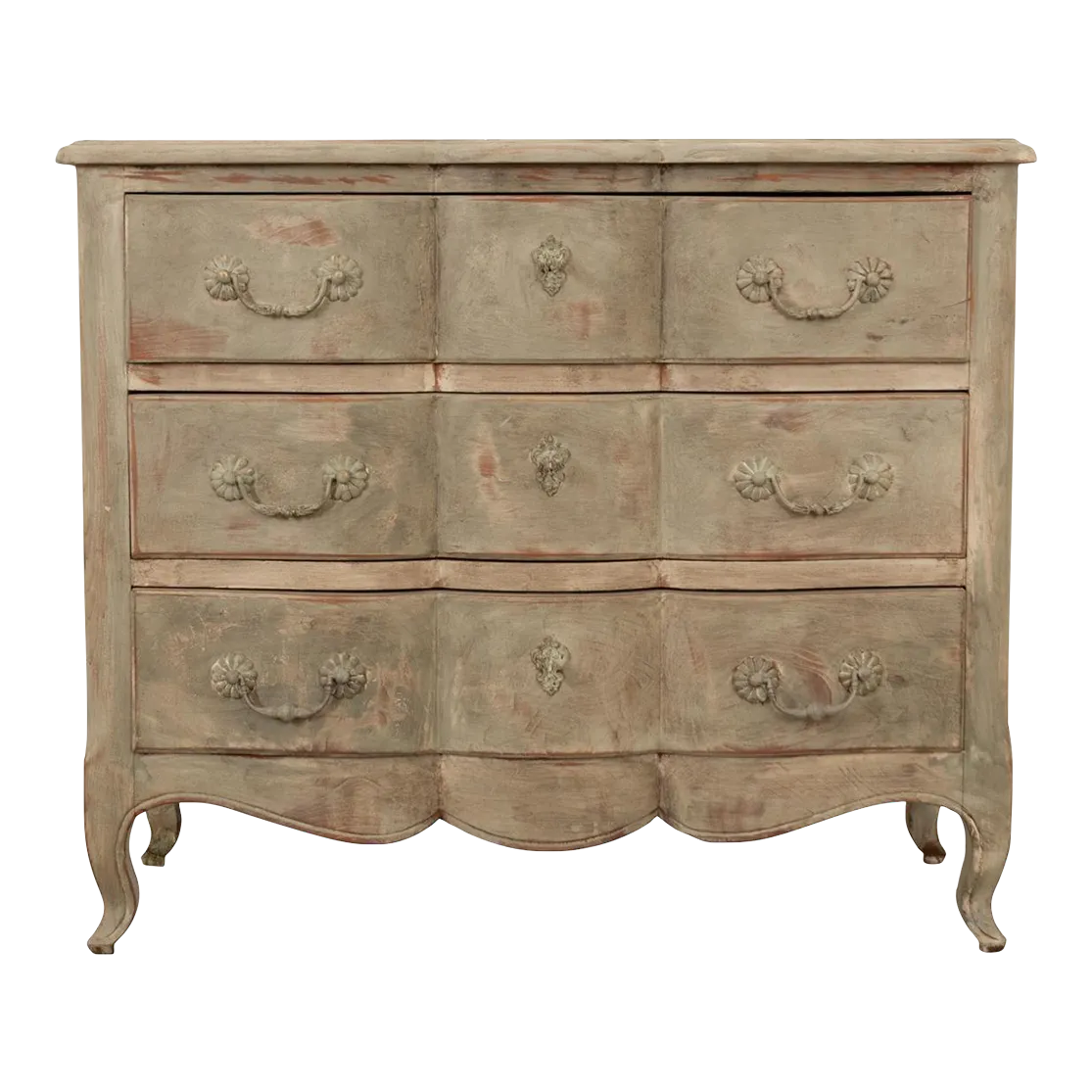 20th Century French Painted Commode | Chairish