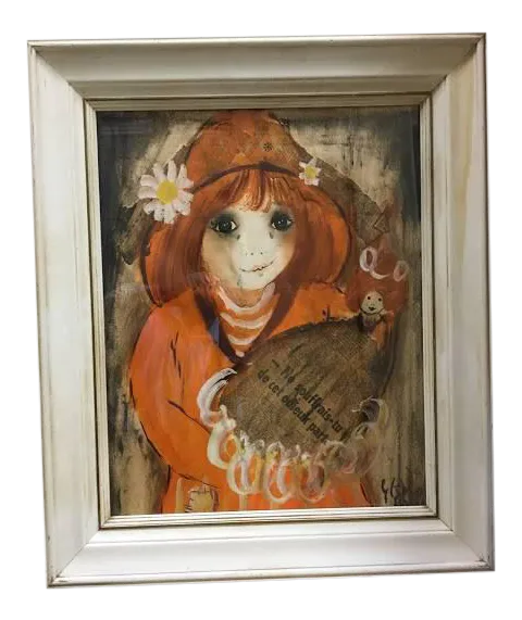 Roger Etienne - Original Mixed Media Painting | Chairish