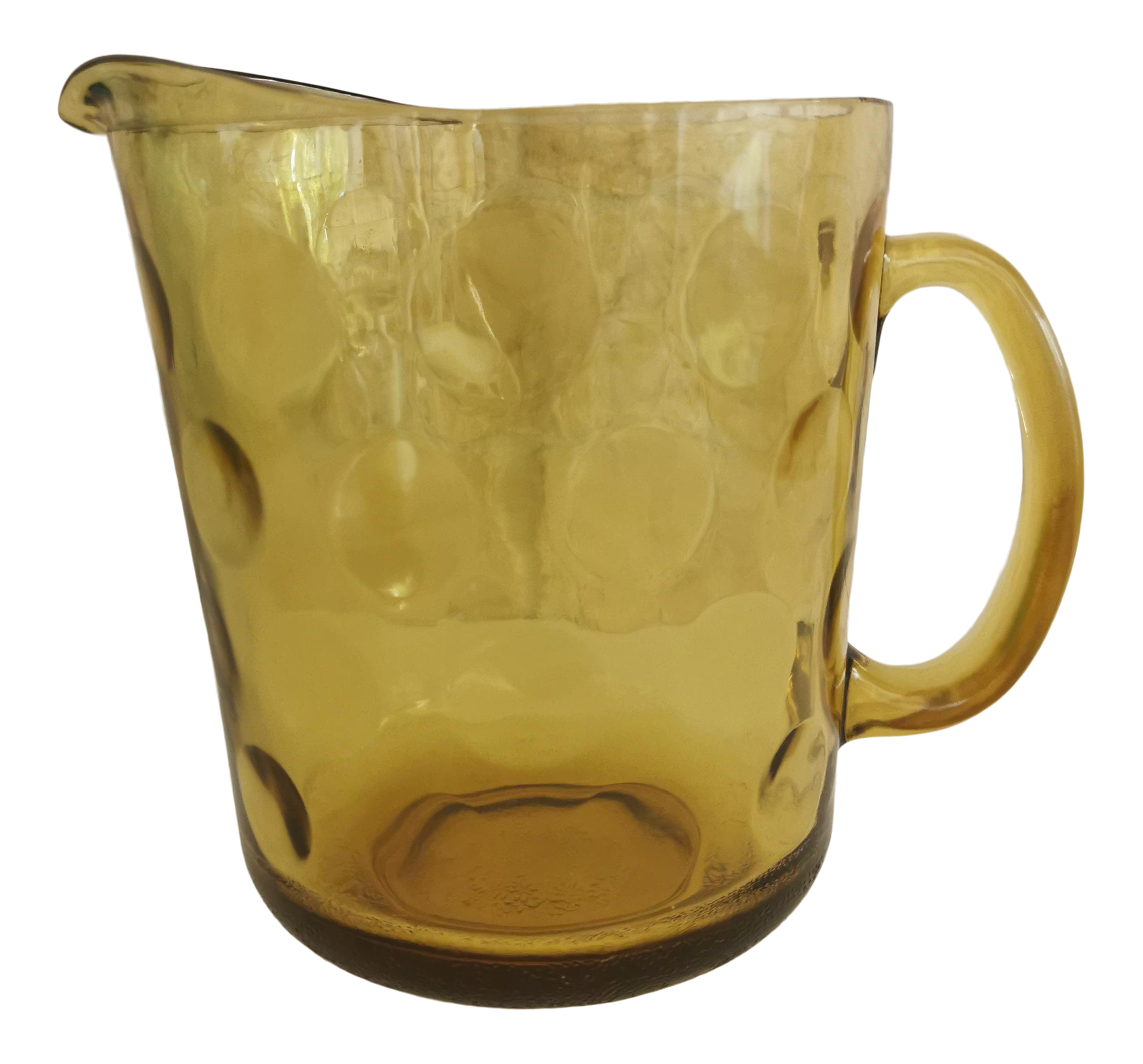 Vintage Hazel Atlas Coin Dot Green Glass Pitcher Kitchen & Dining Home ...