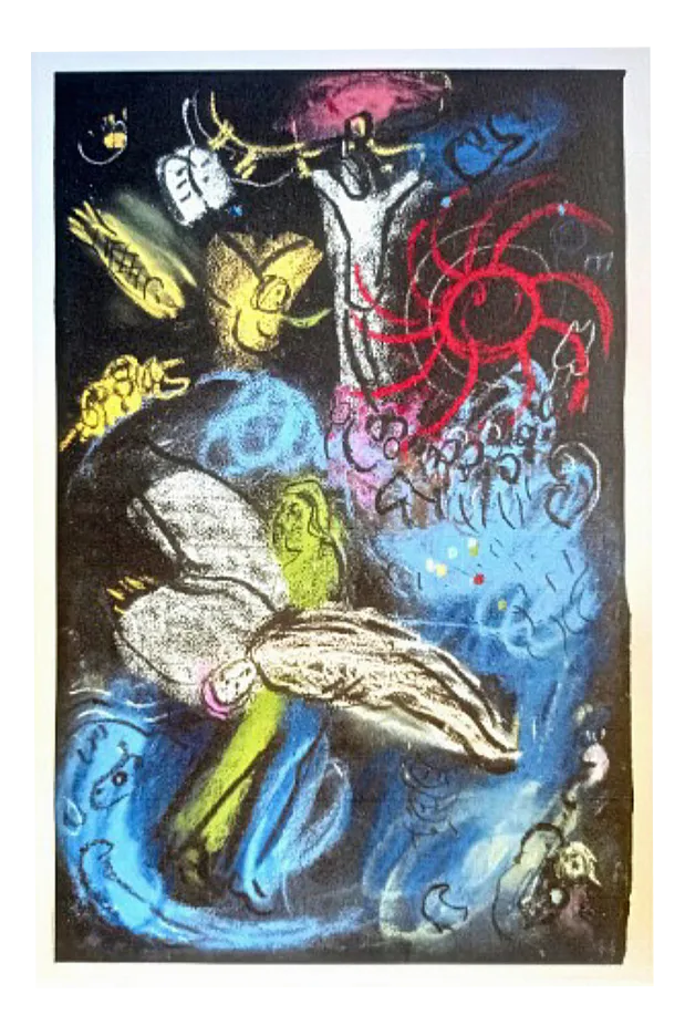 Marc Chagall, Creation of Man, 1986, Lithograph | Chairish