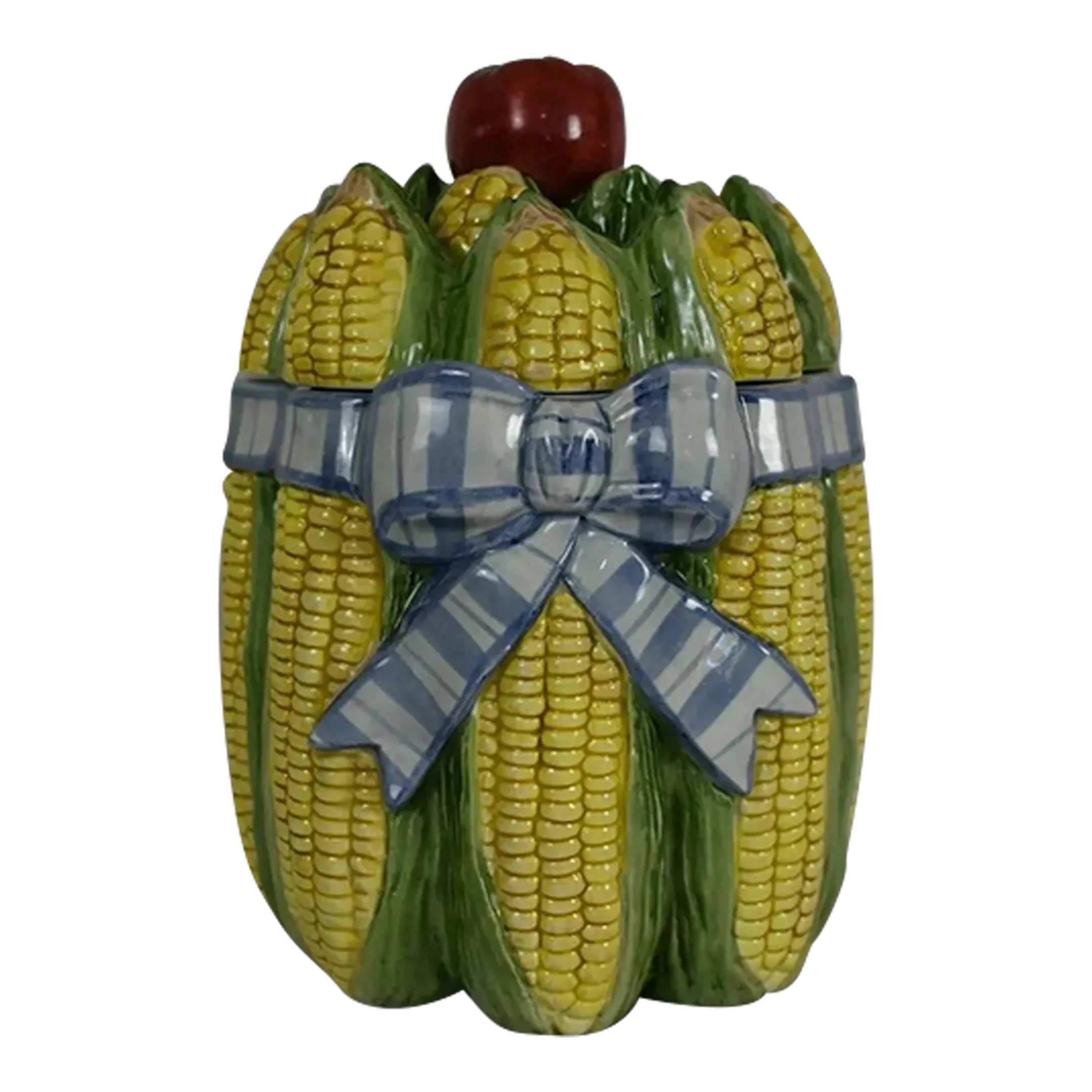 Vintage Fitz & Floyd Corn Cob Canister / Cookie Jar | Chairish