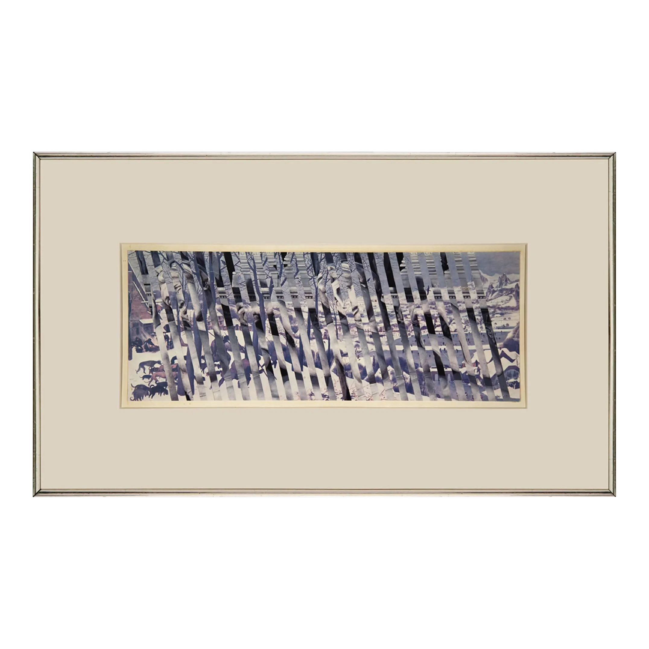 Jiri Kolar, Original Rollage of a sculpture by Michelangelo and ...