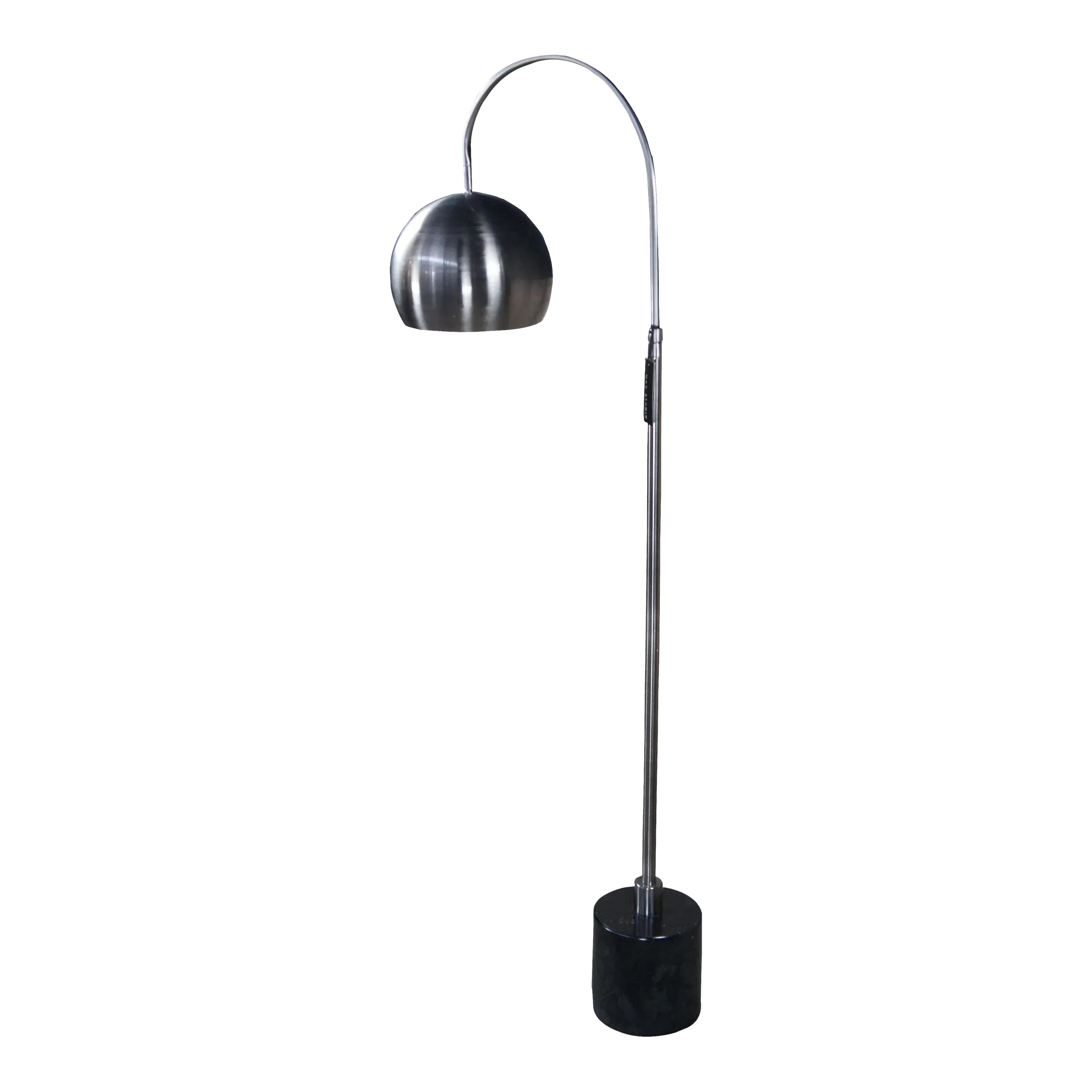 Vintage Late 20th Century Max Studio Home Modern Arc Steel Marble Floor ...