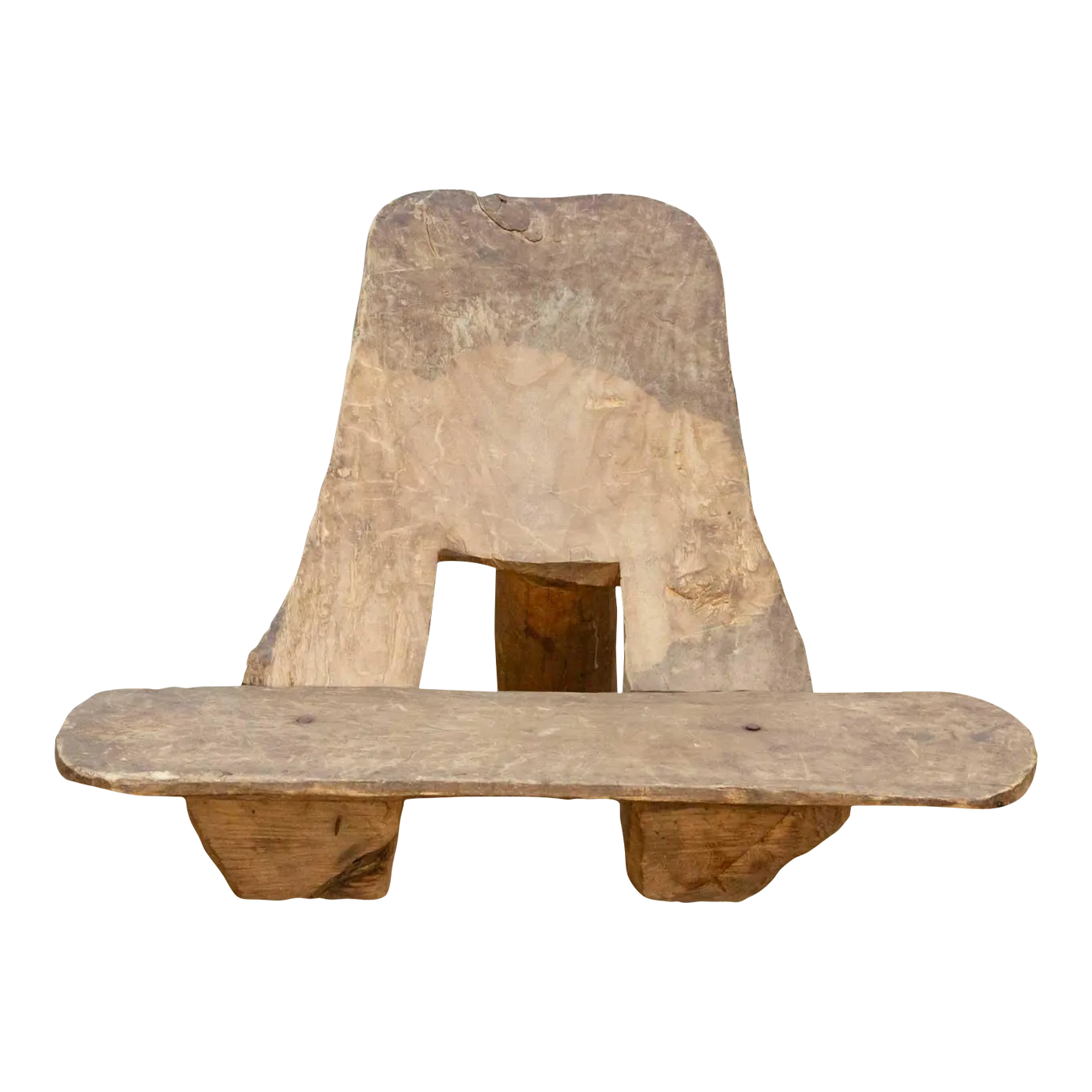 Antique Primitive African Low Chaise | Chairish