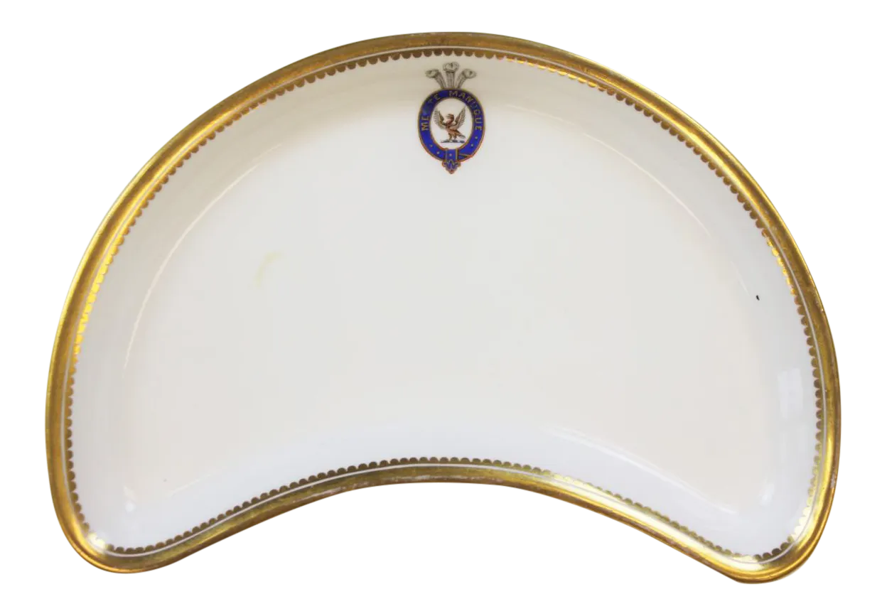 T. Goode & Co. Armorial Spode China Tray | Chairish