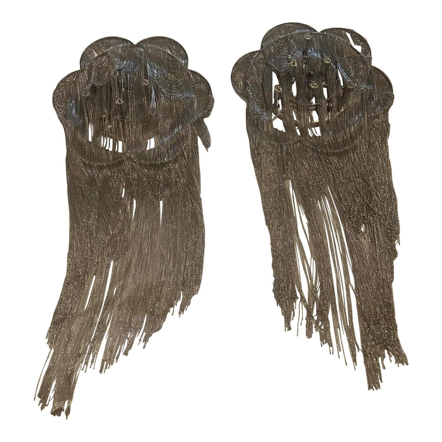 Cyan Design Silver Chain Lights, Pair | Chairish