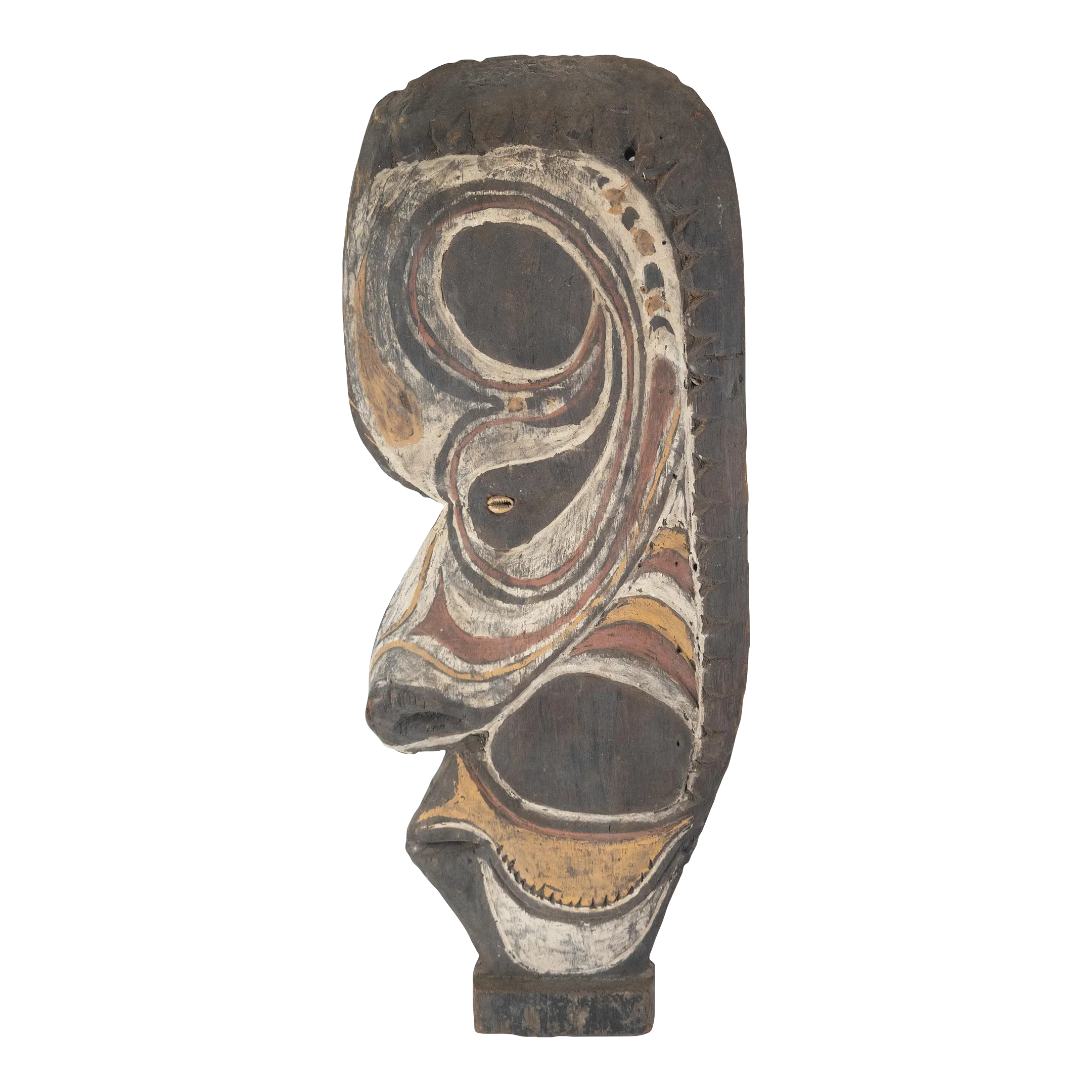 20th Century Papua New Guinea Sepik River Style Polychrome Wood Carving ...