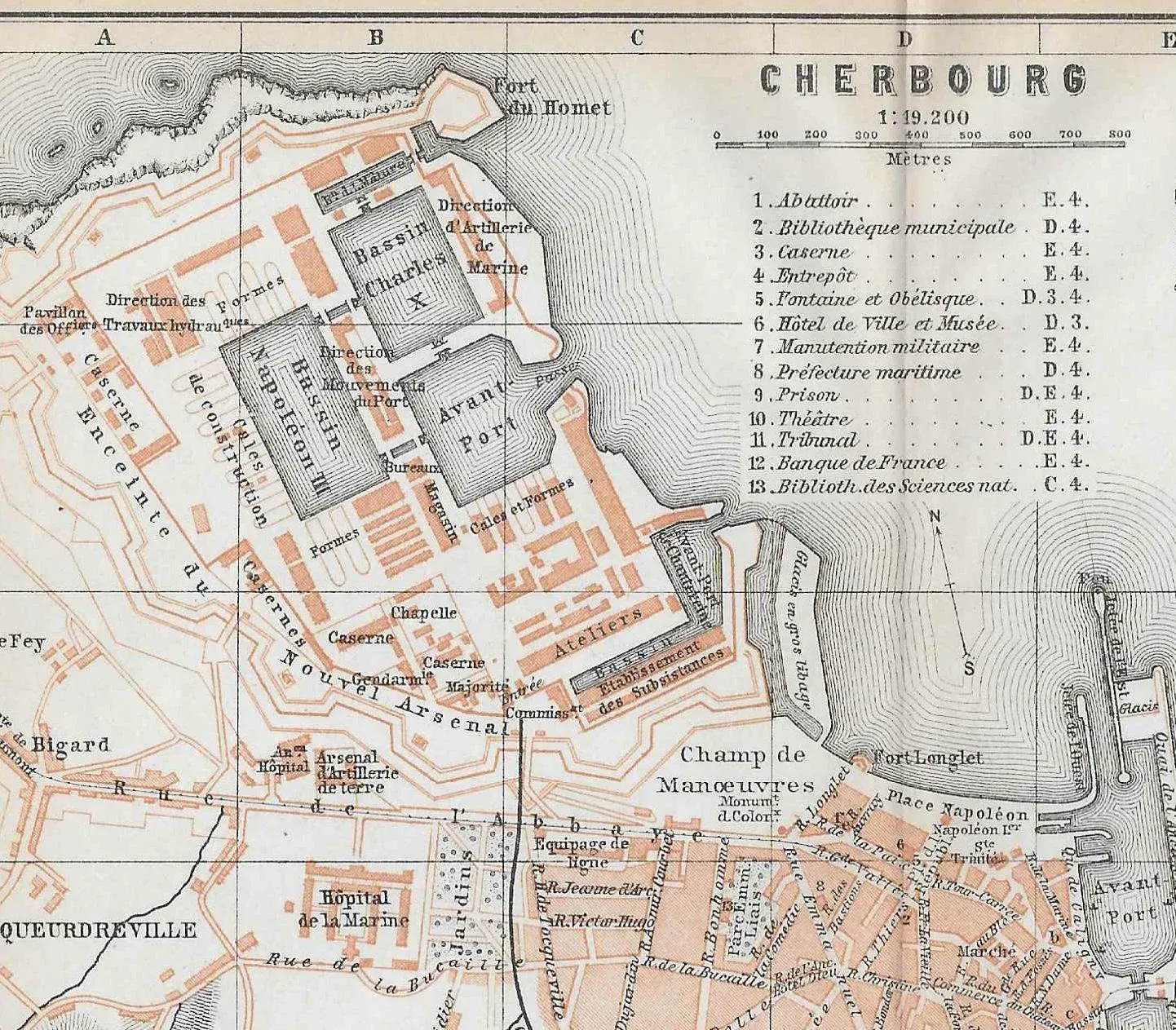 Cherbourg Map
