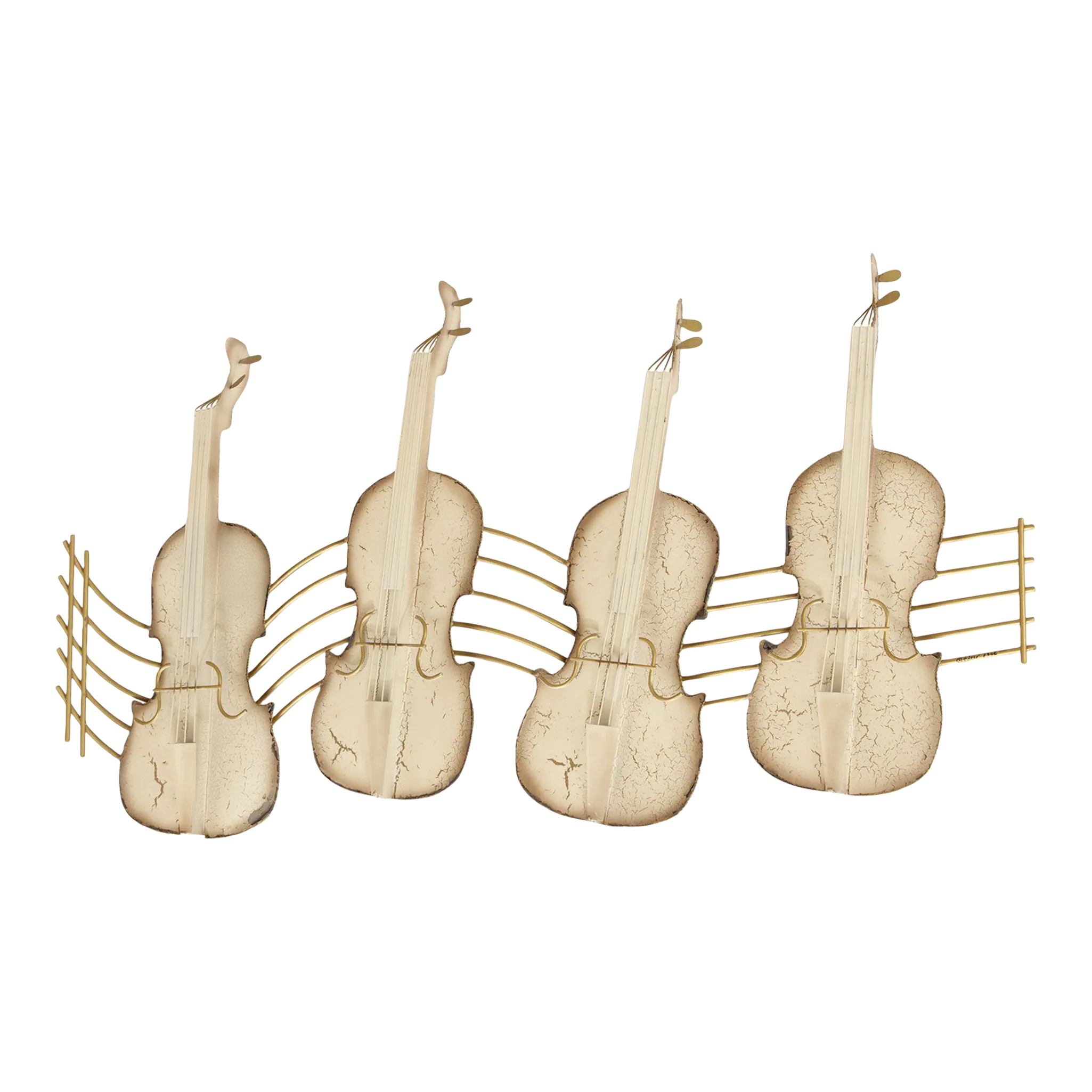 Curtis Jere Vintage 1990s Musical Instrument Metal Wall Sculpture ...