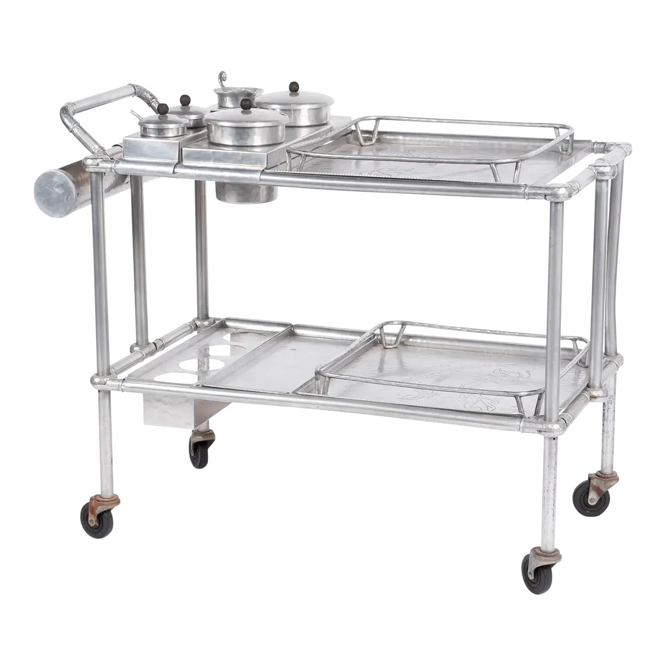 Mid 20th Century Russel & Mary Wright for Everlast Patio or Bar Cart ...