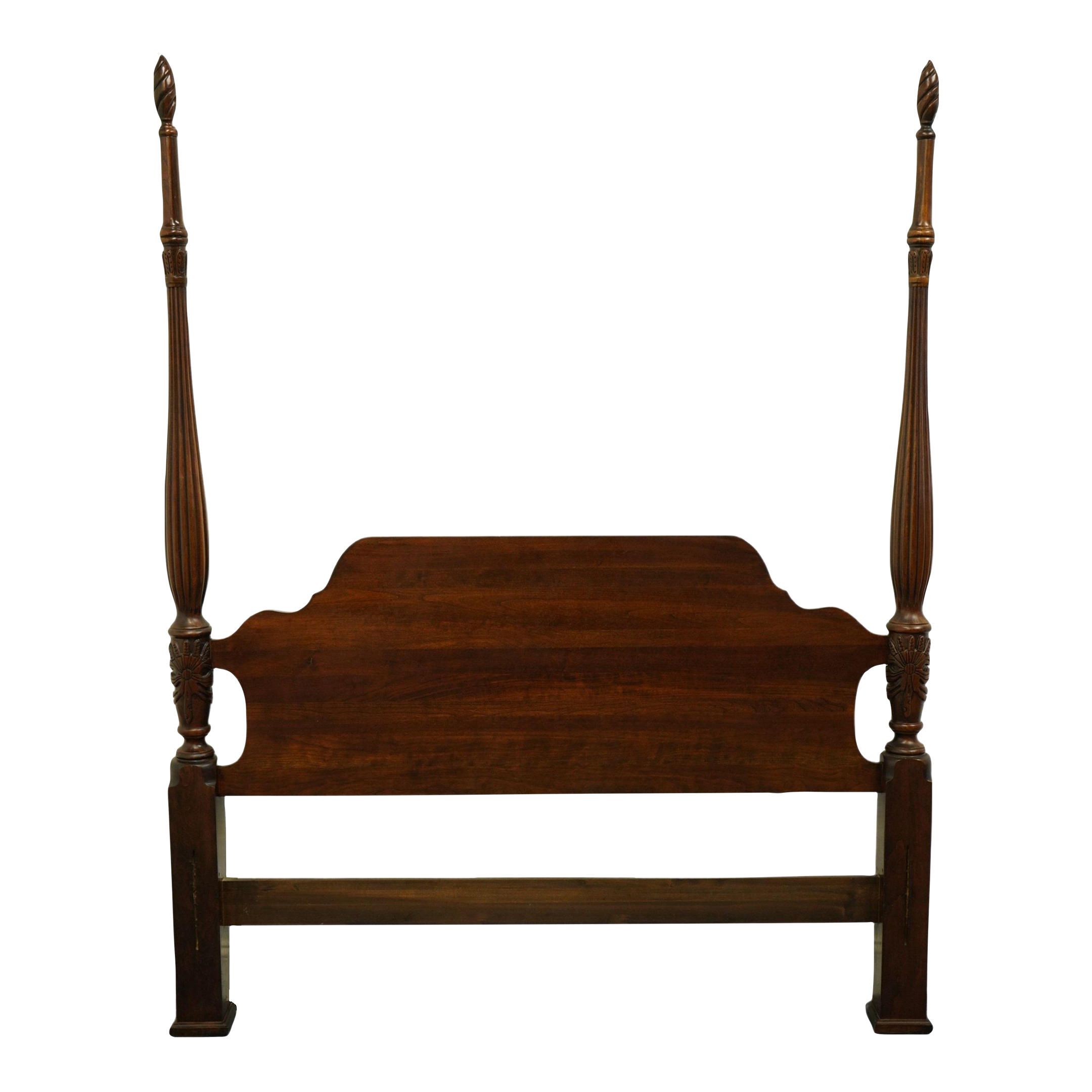 High End Solid Cherry Traditional Style Queen Size Poster Headboard 6 ...