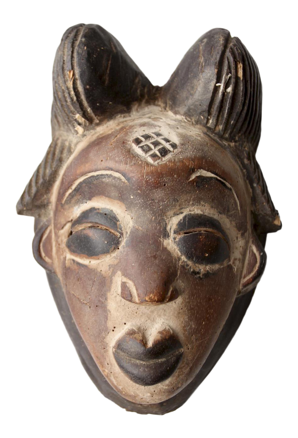 Vintage African Punu Tribal Mask | Chairish