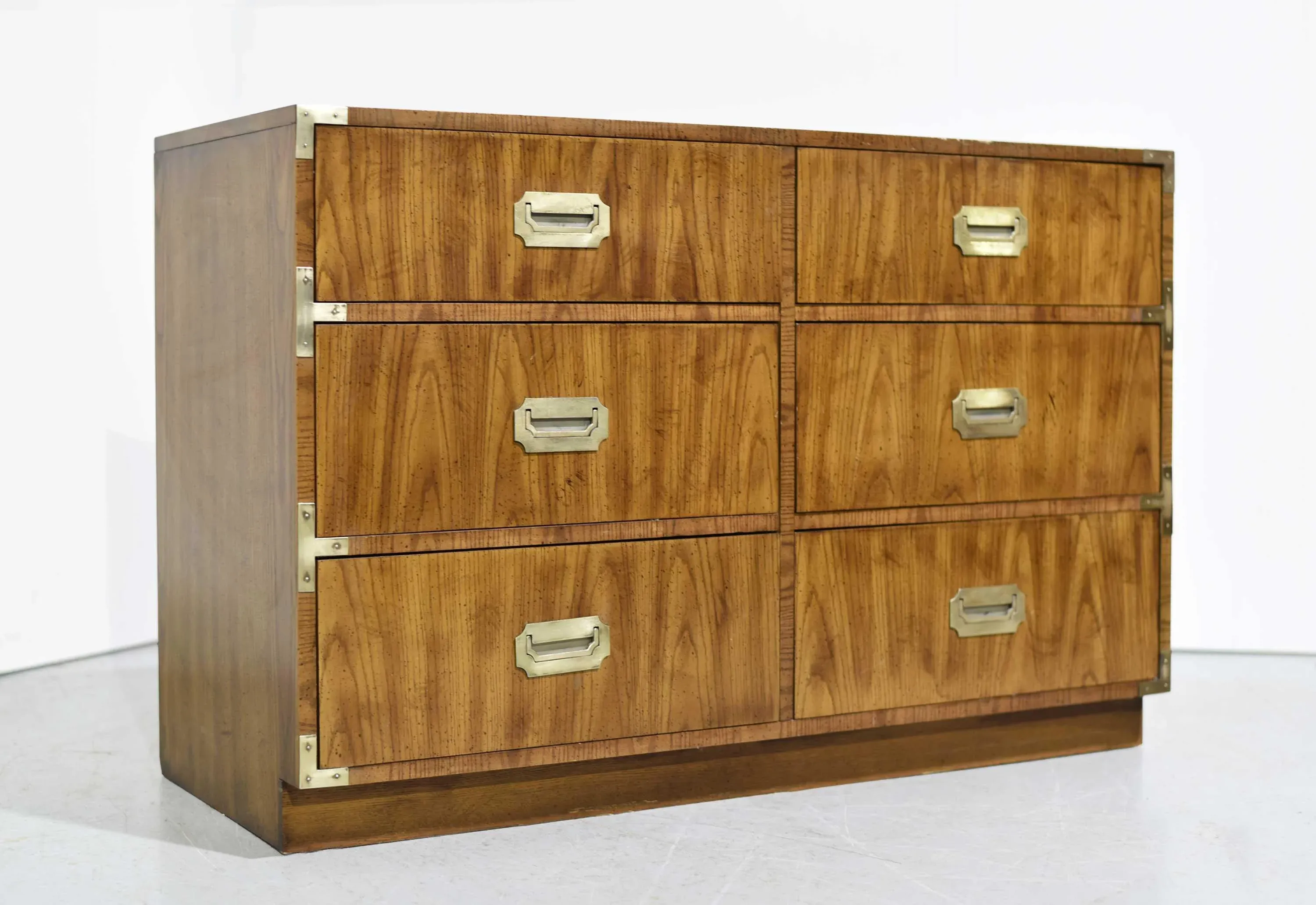 1970s Campaign Style Credenza or Dresser by Dixie