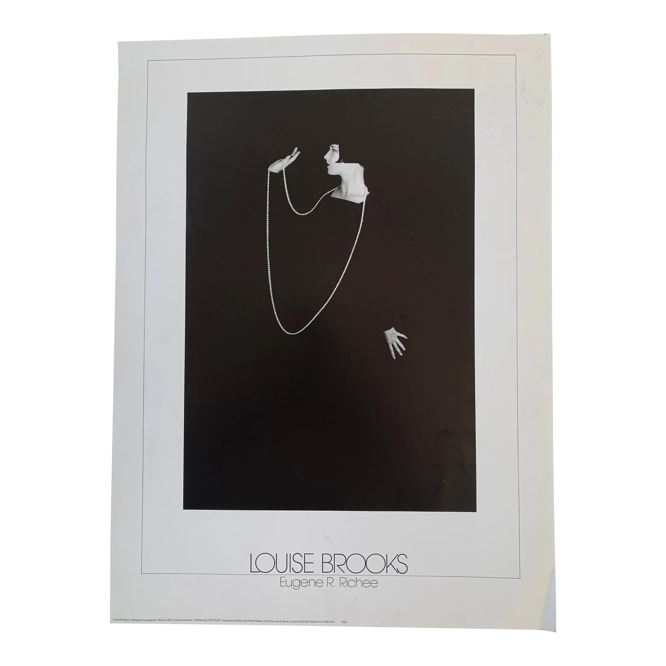 Eugene R. Richee "Louise Brooks 1928" Poster Black and Whites Gallery ...