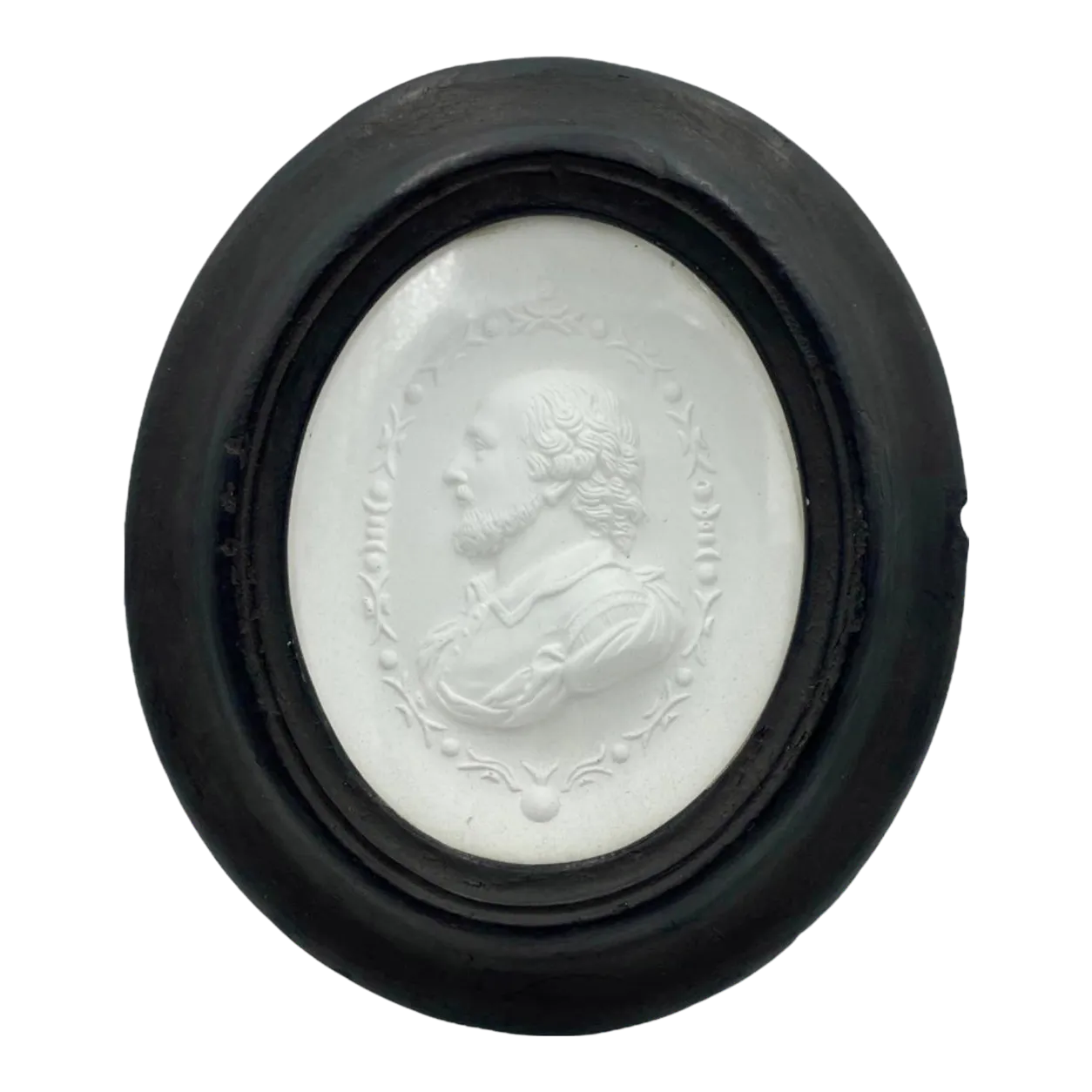 Late 19th Century Antique Framed William Shakespeare Silhouette Cameo ...