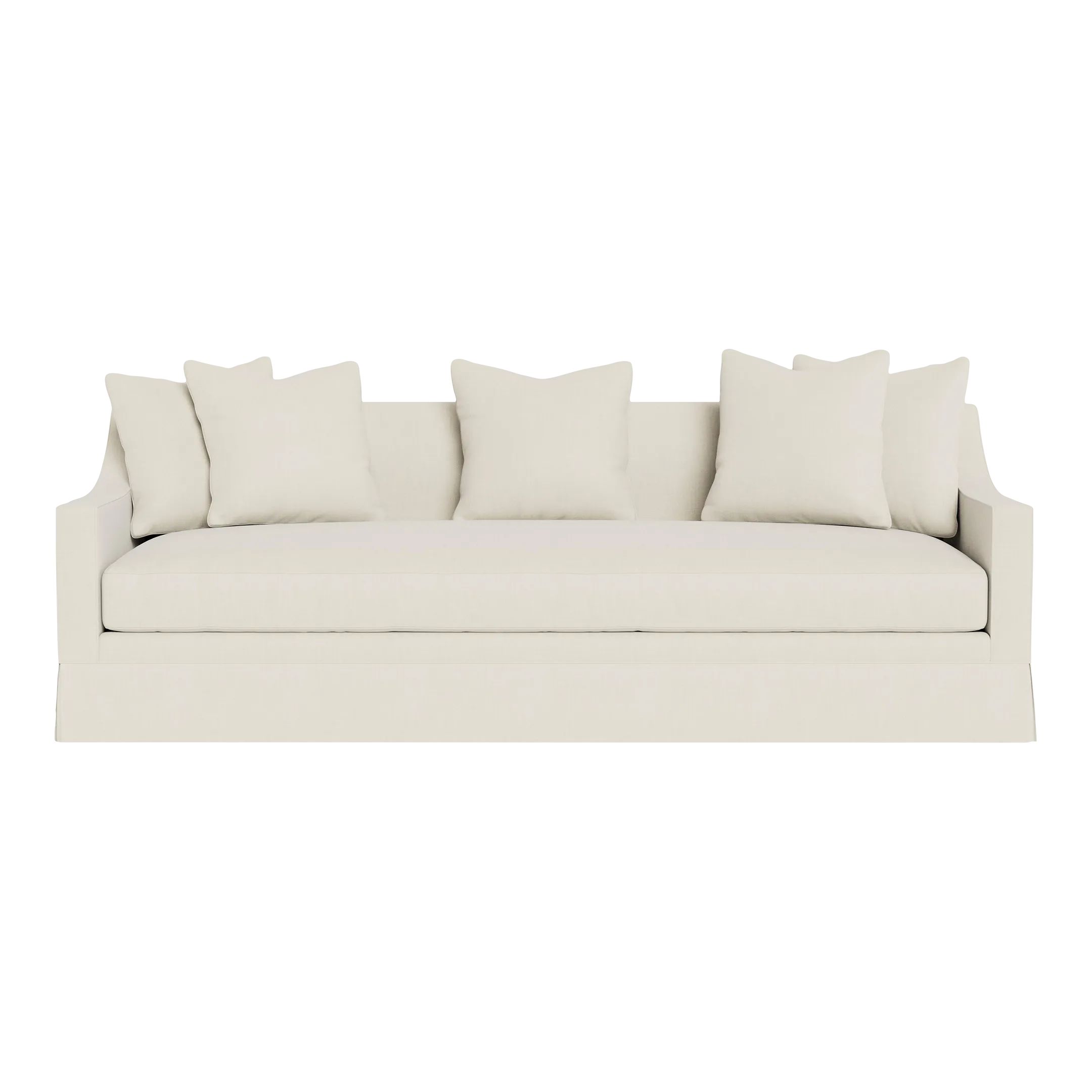 Grant Sofa 96" Grade B in Cream Linen | Chairish