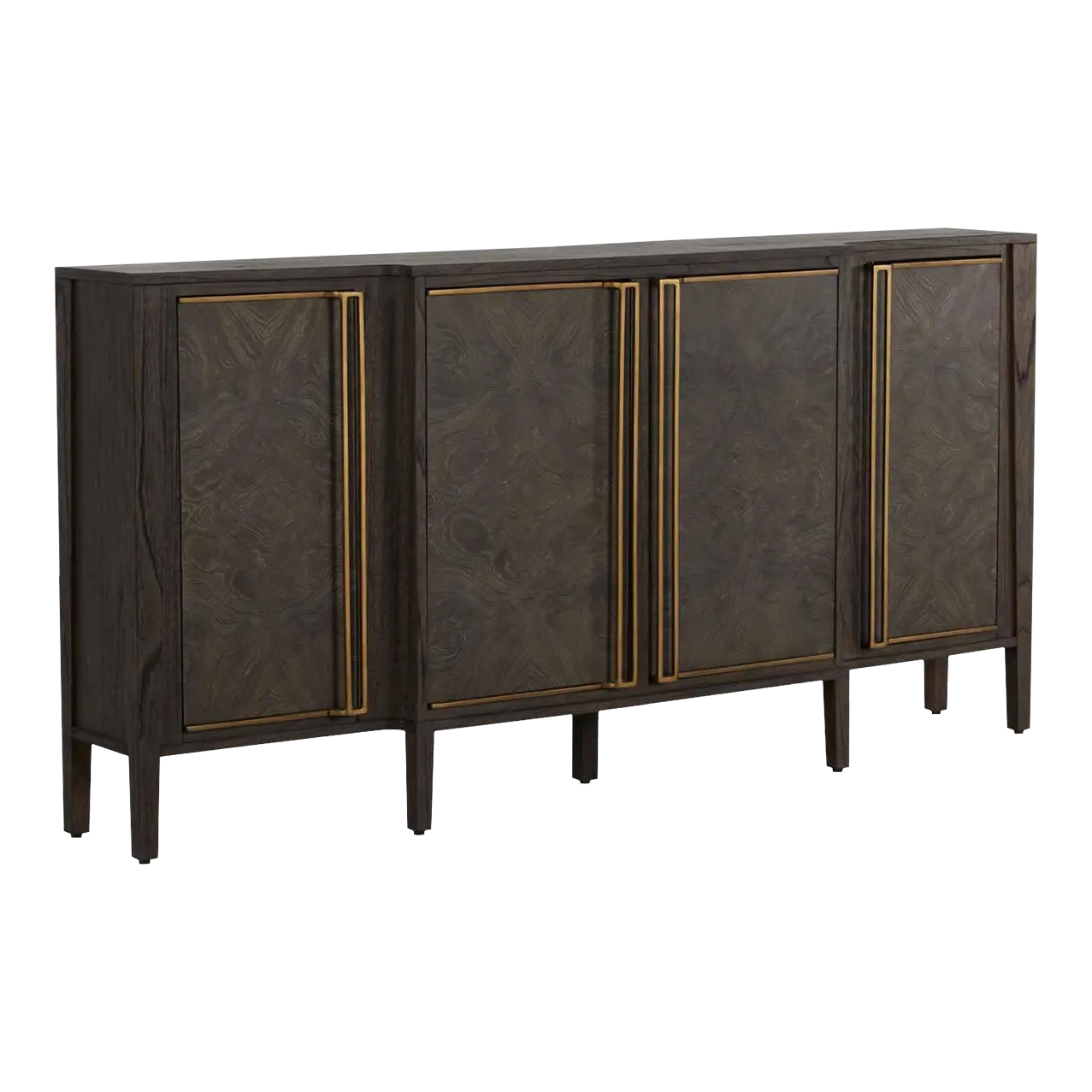 Narrow console cupboard store