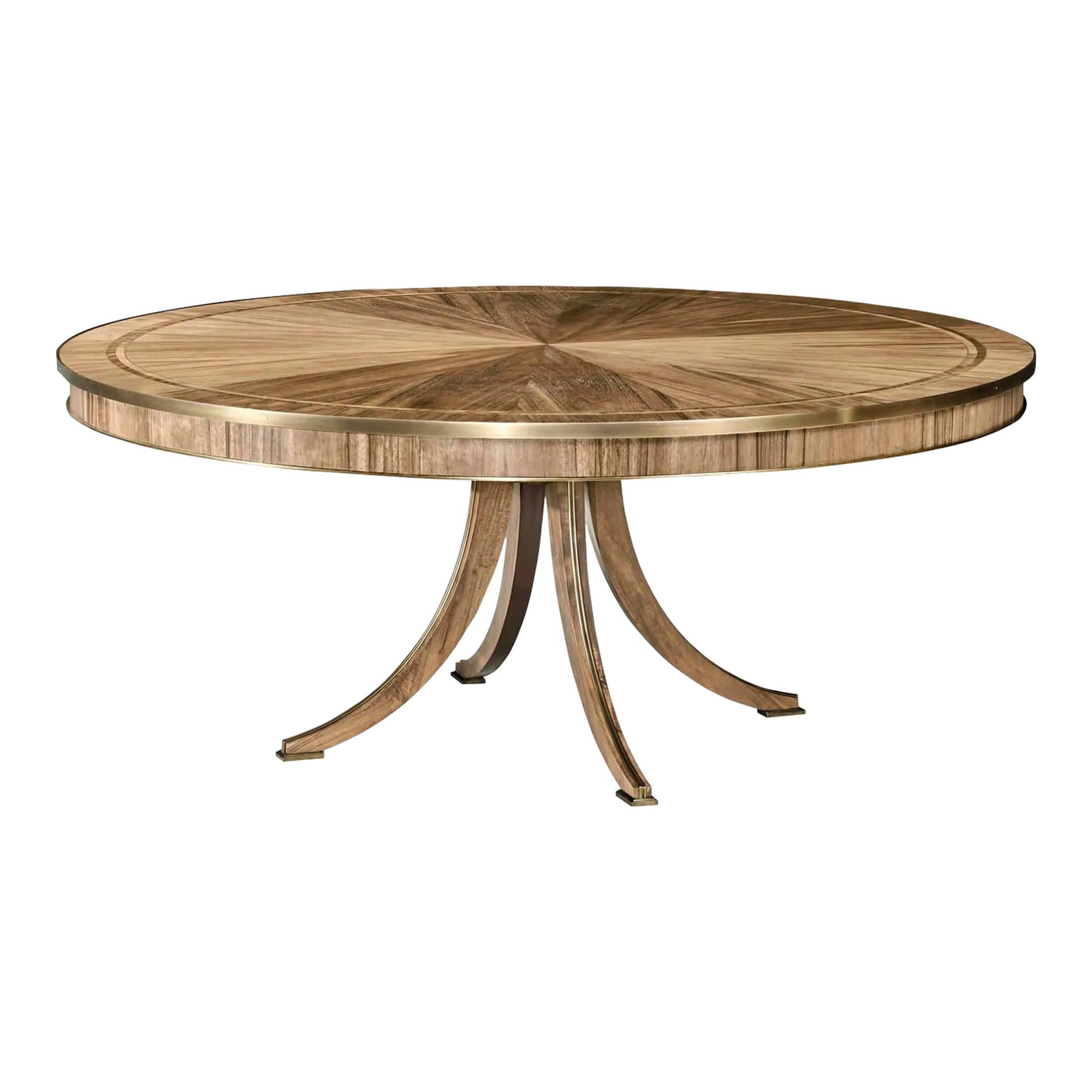 Regency Style Golden Dining Table | Chairish