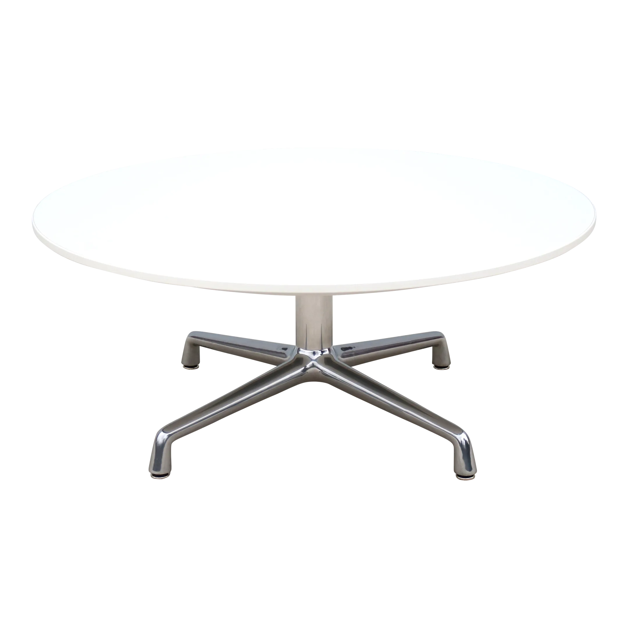 Modern Scott Wilson & Minimal for Coalesse Sw_1 White Round Occasional ...