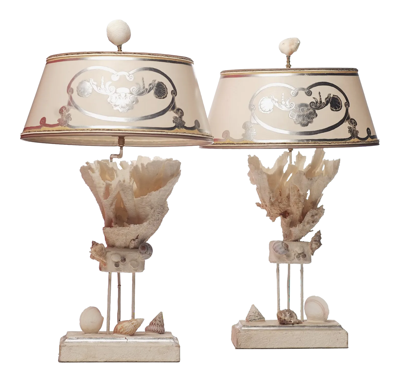 21st C. Coral Lamps - a Pair | Chairish