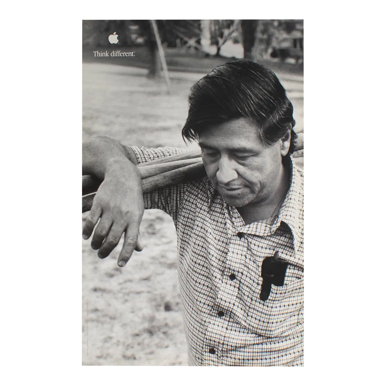 1998 Apple “Think Different” Cesar Chavez Poster | Chairish