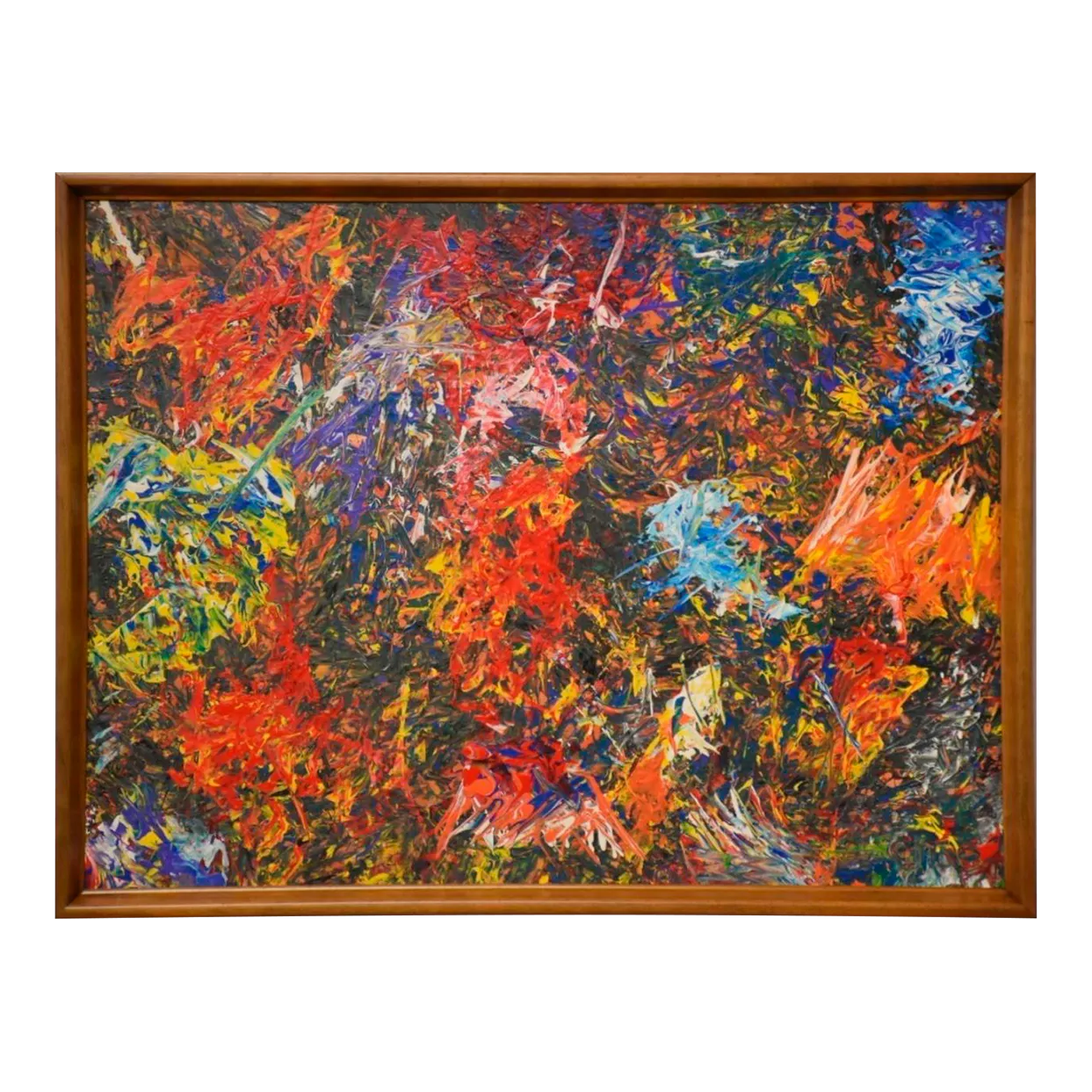 Original Chae Flux “Harmonic Contrasts” Painting | Chairish