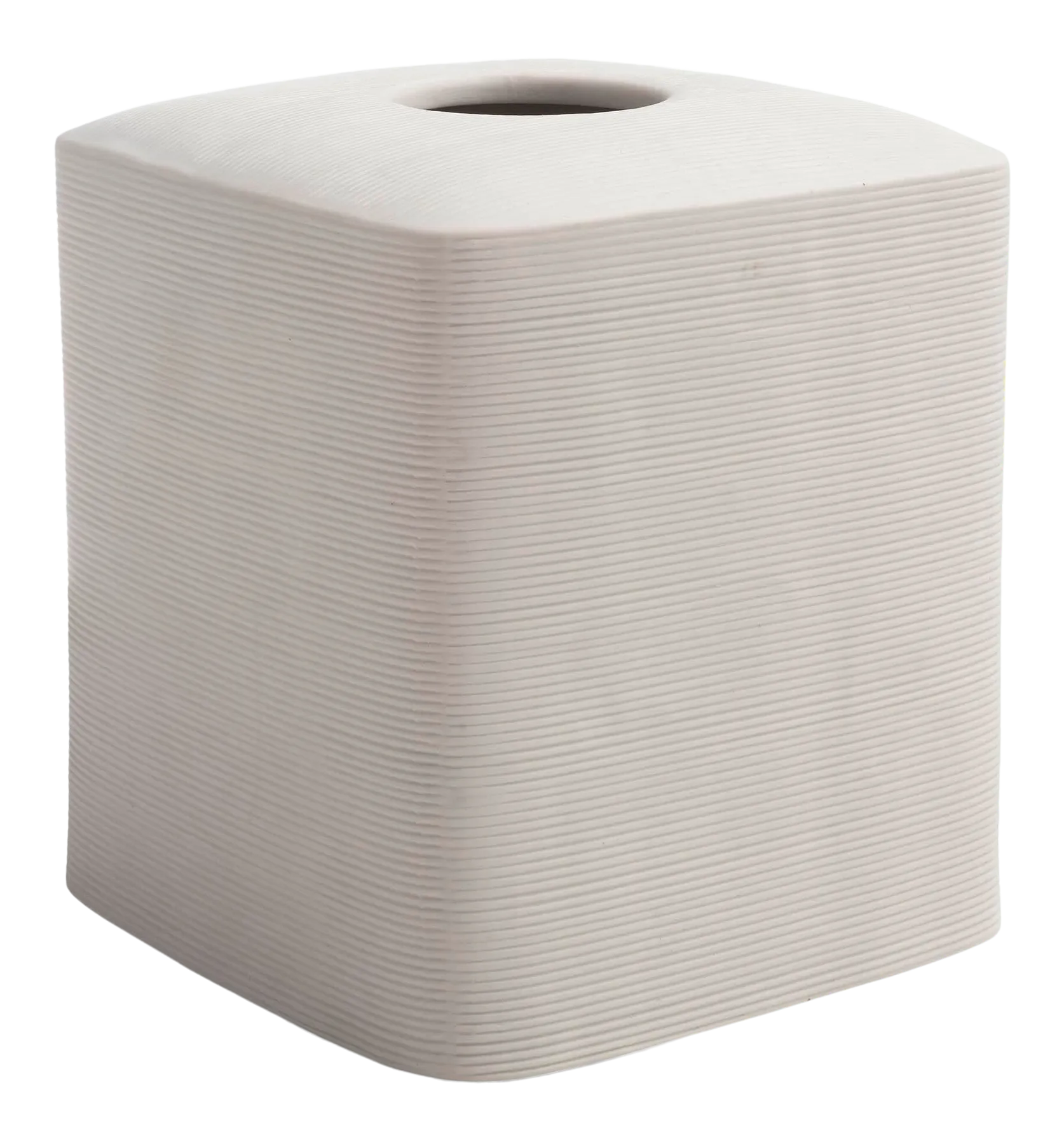 Fillmore Tissue Holder in White/Black | Chairish