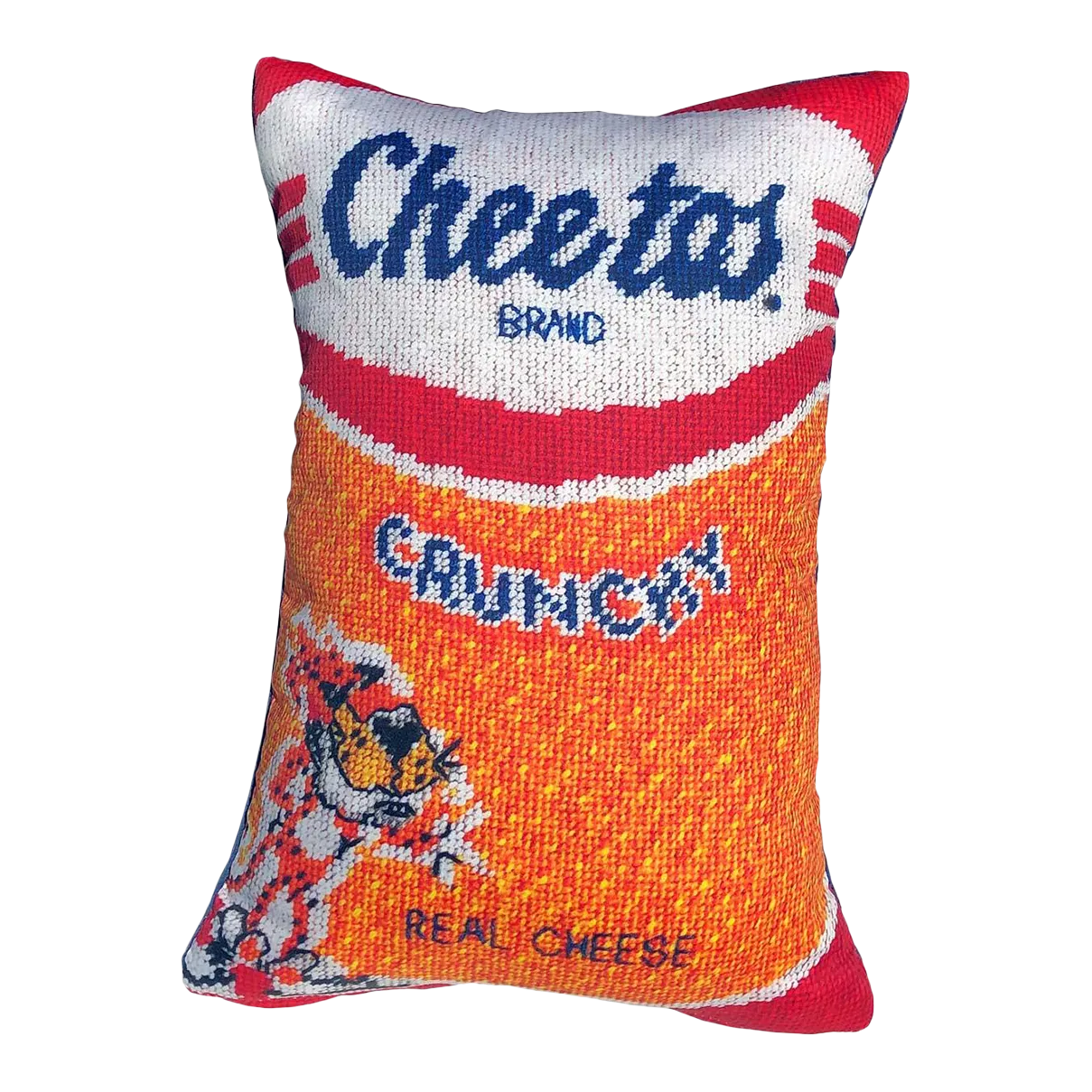 Velvet "Orange Crush" Cheetos Custom Made Feather Down Pillow | Chairish