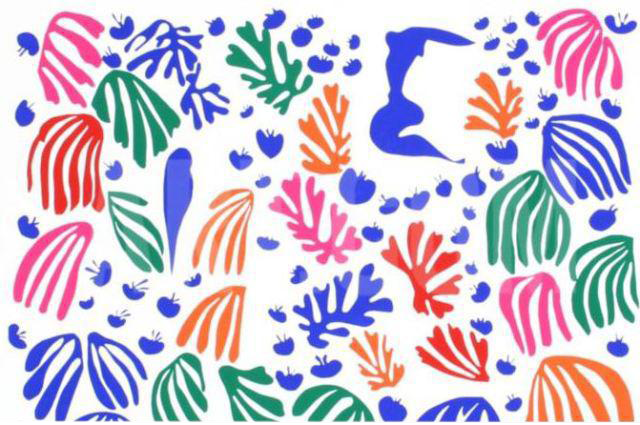 Henri Matisse "The Parakeet and the Mermaid" Serigraph | Chairish