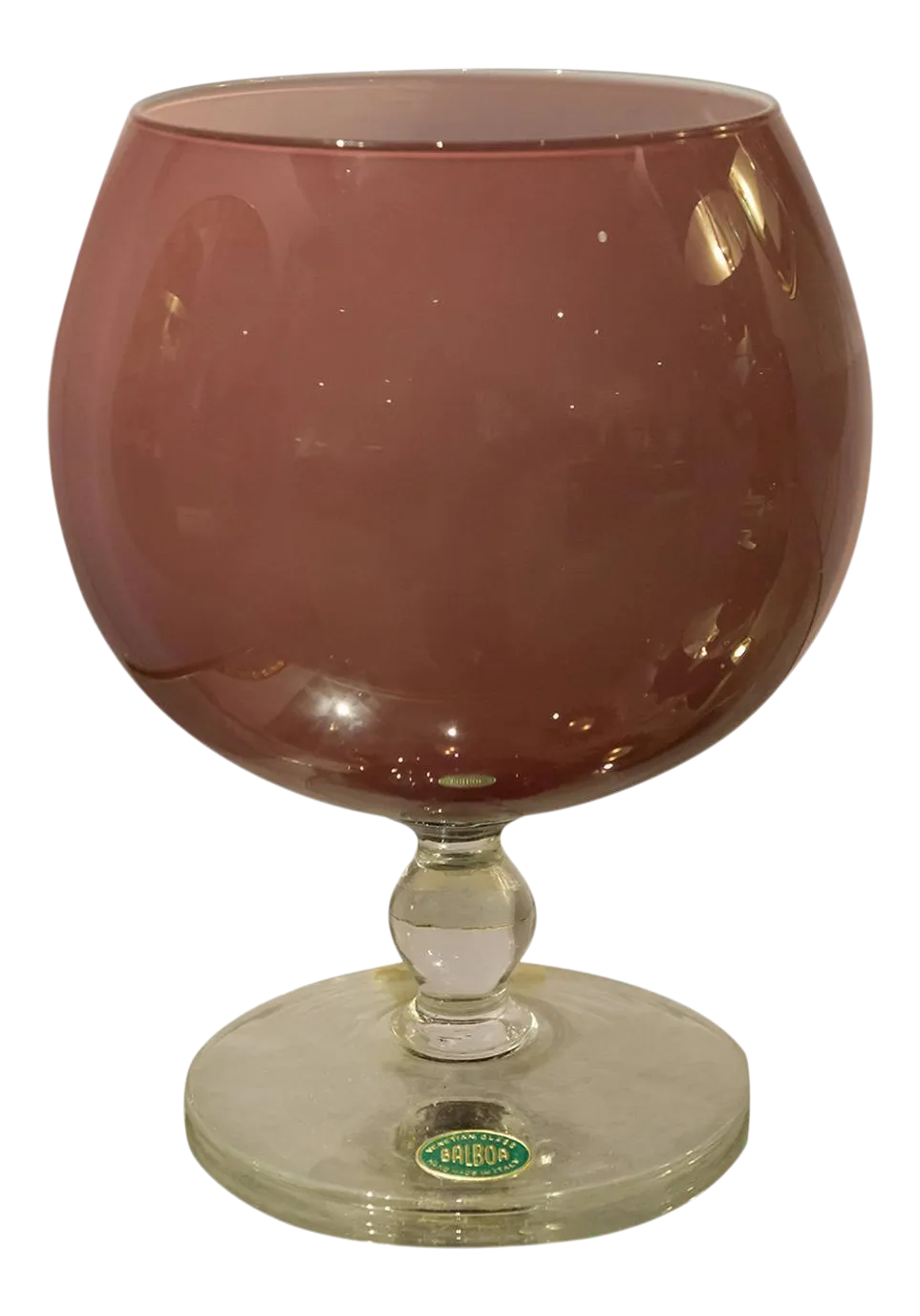 Midcentury Italian Balboa Glass | Chairish