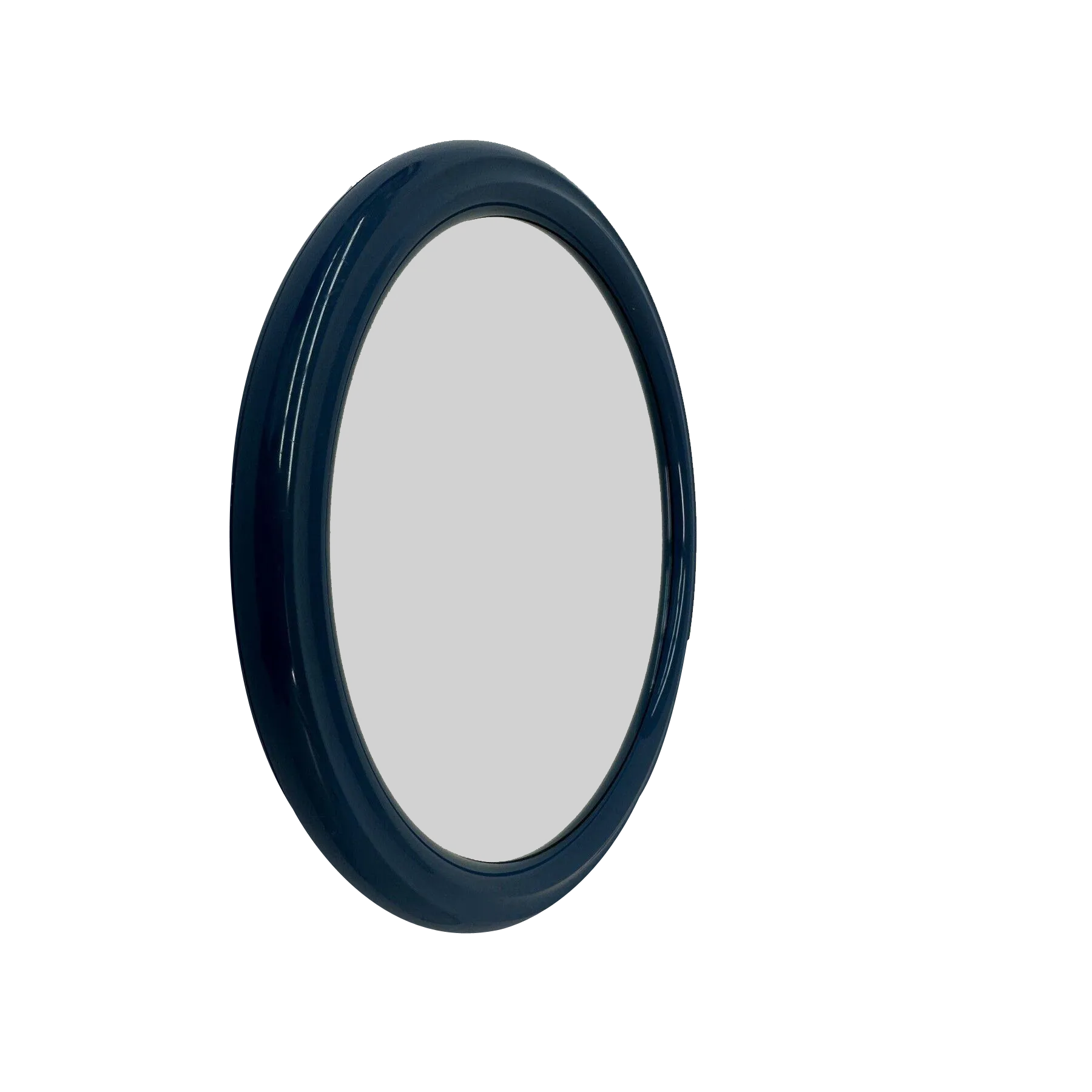 Vintage Space Age Blue Plastic Wall Mirror from Tiger Plastics Holland ...