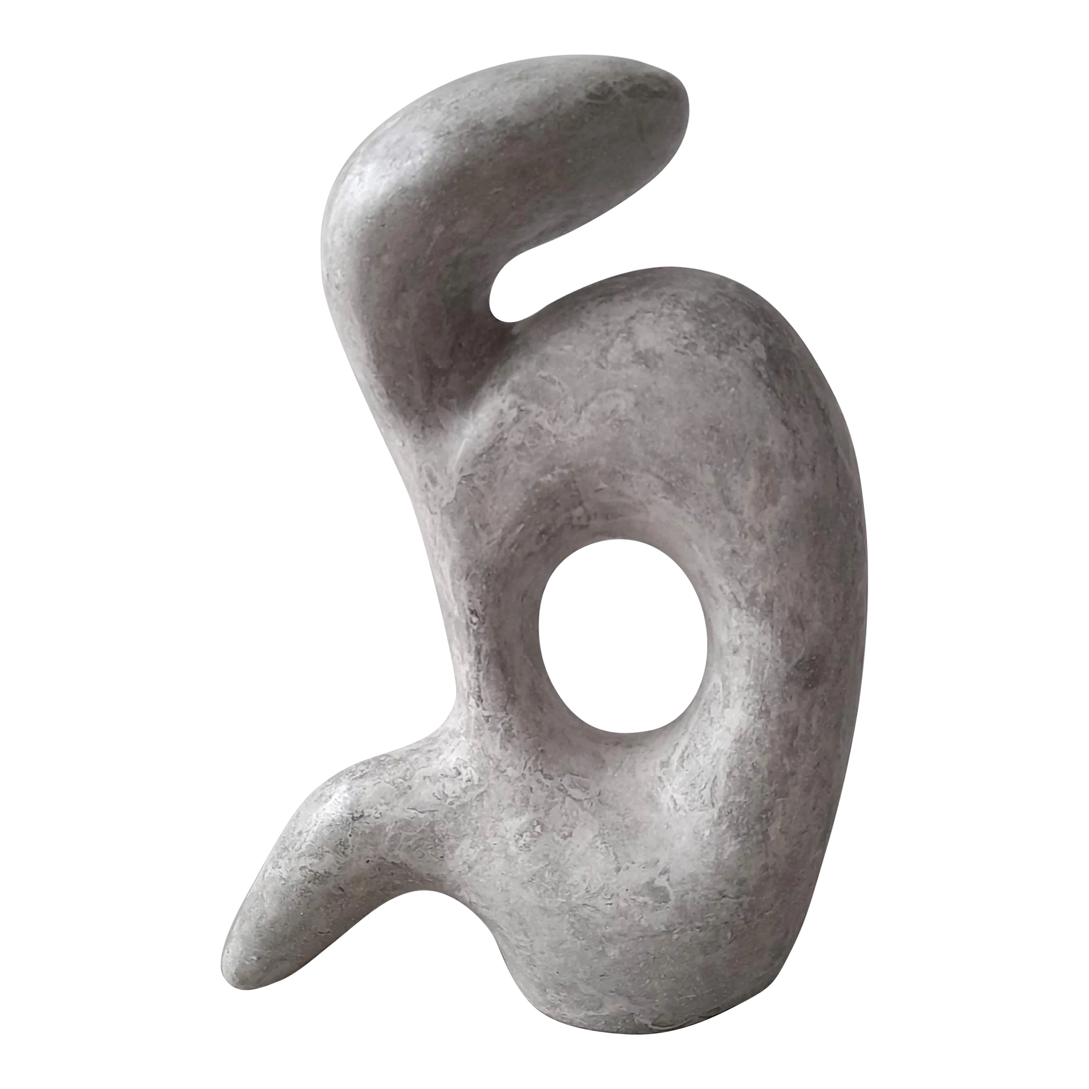 "Aspersis" Organic Modern Abstract Concrete Sculpture | Chairish