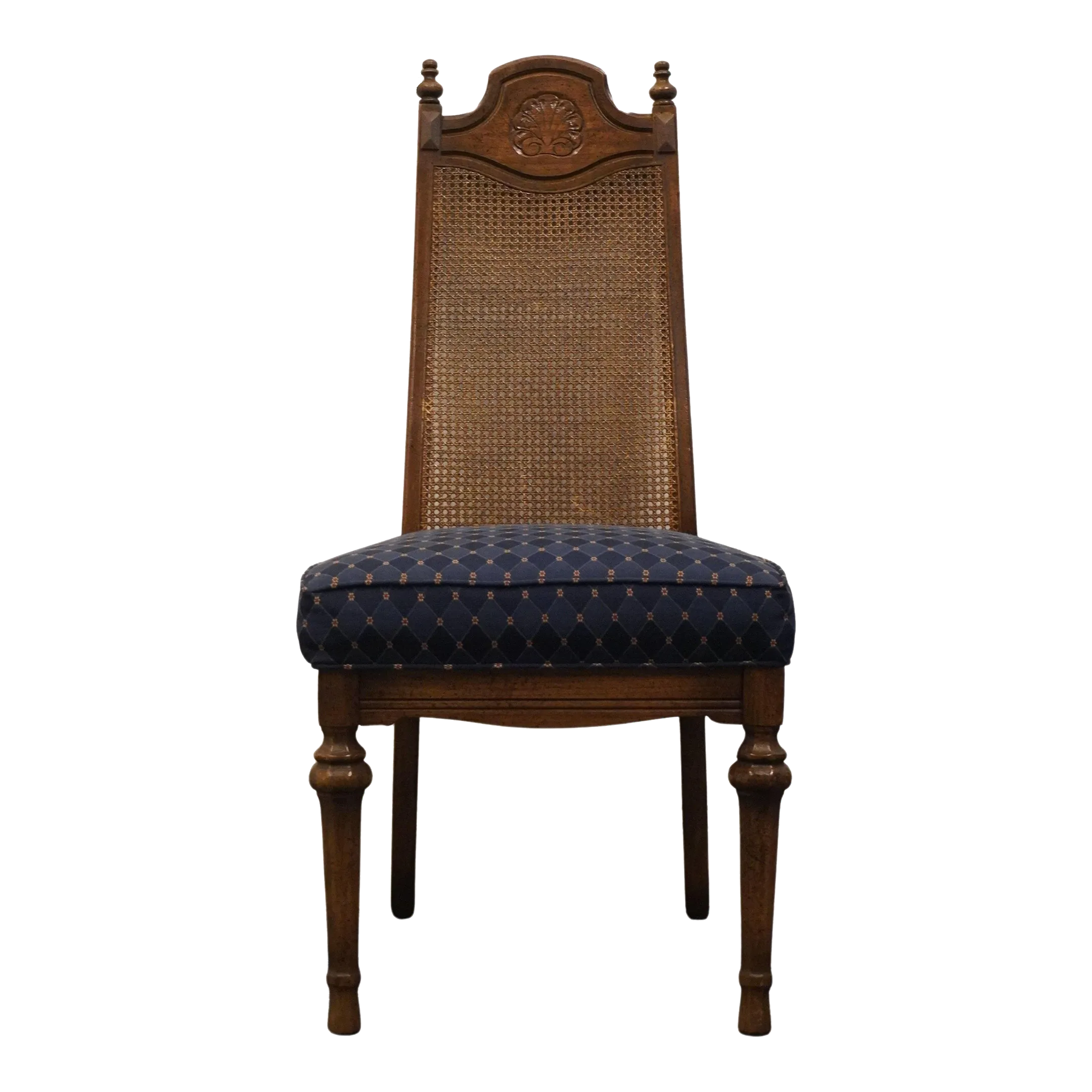 American Furniture Co. Italian Mediterranean Style Cane Back Dining ...