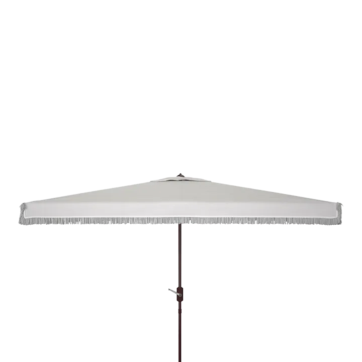 Milan 6.5x10 Rectangle Umbrella - Ivory | Chairish