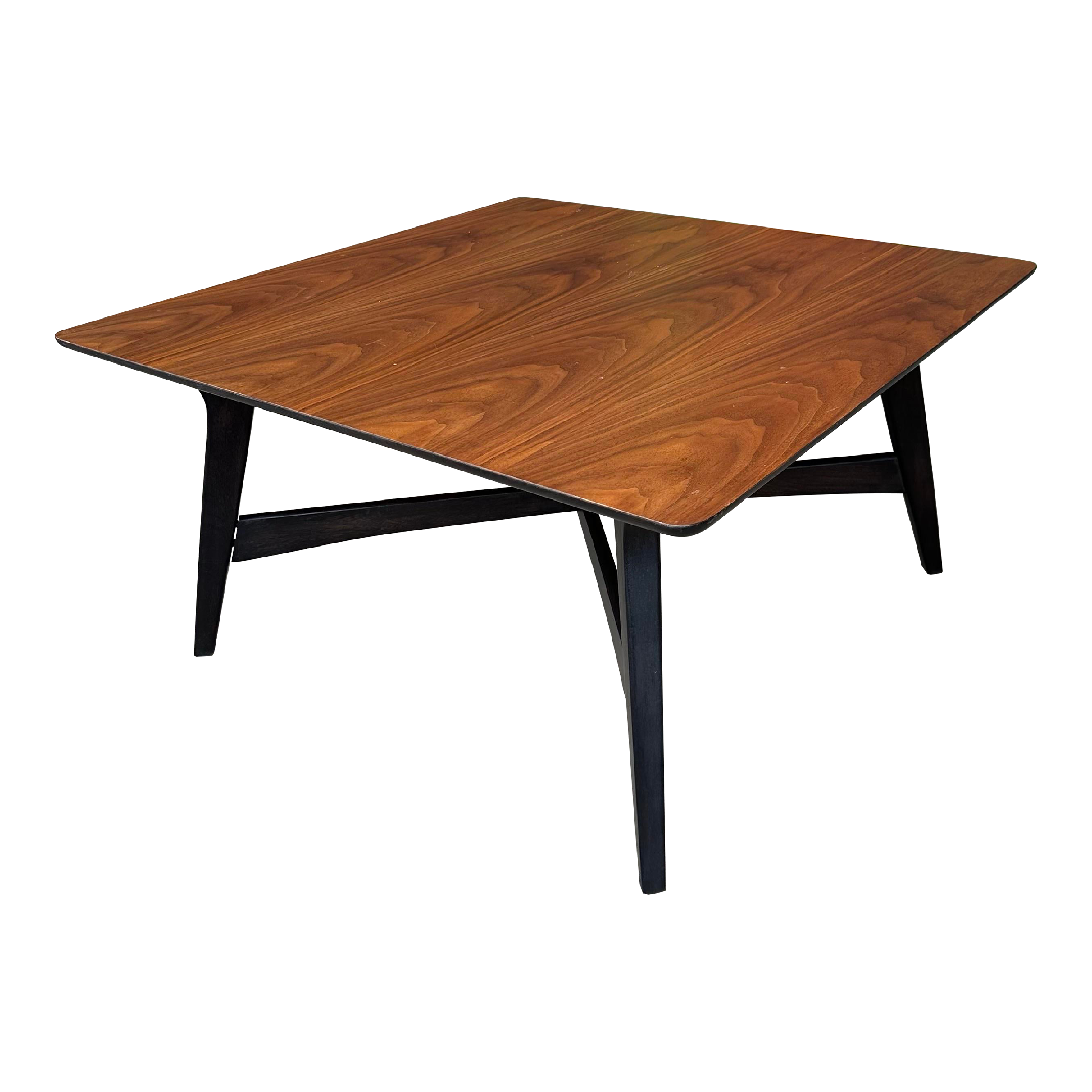 Square Mid-Century Modern Coffee Table | Chairish