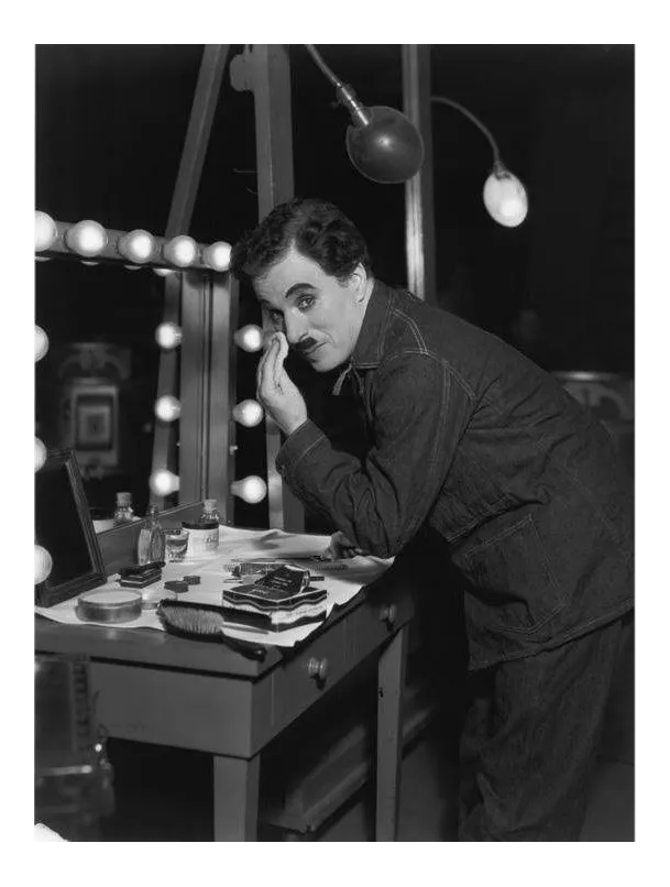 Charlie Chaplin During the Making of "Modern Times" 1936 | Chairish